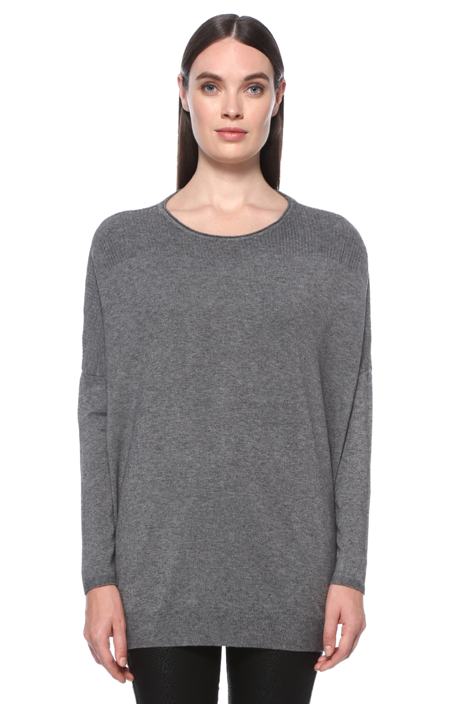 Geniş Fit Gri Kazak Geniş Fit Gri Kazak