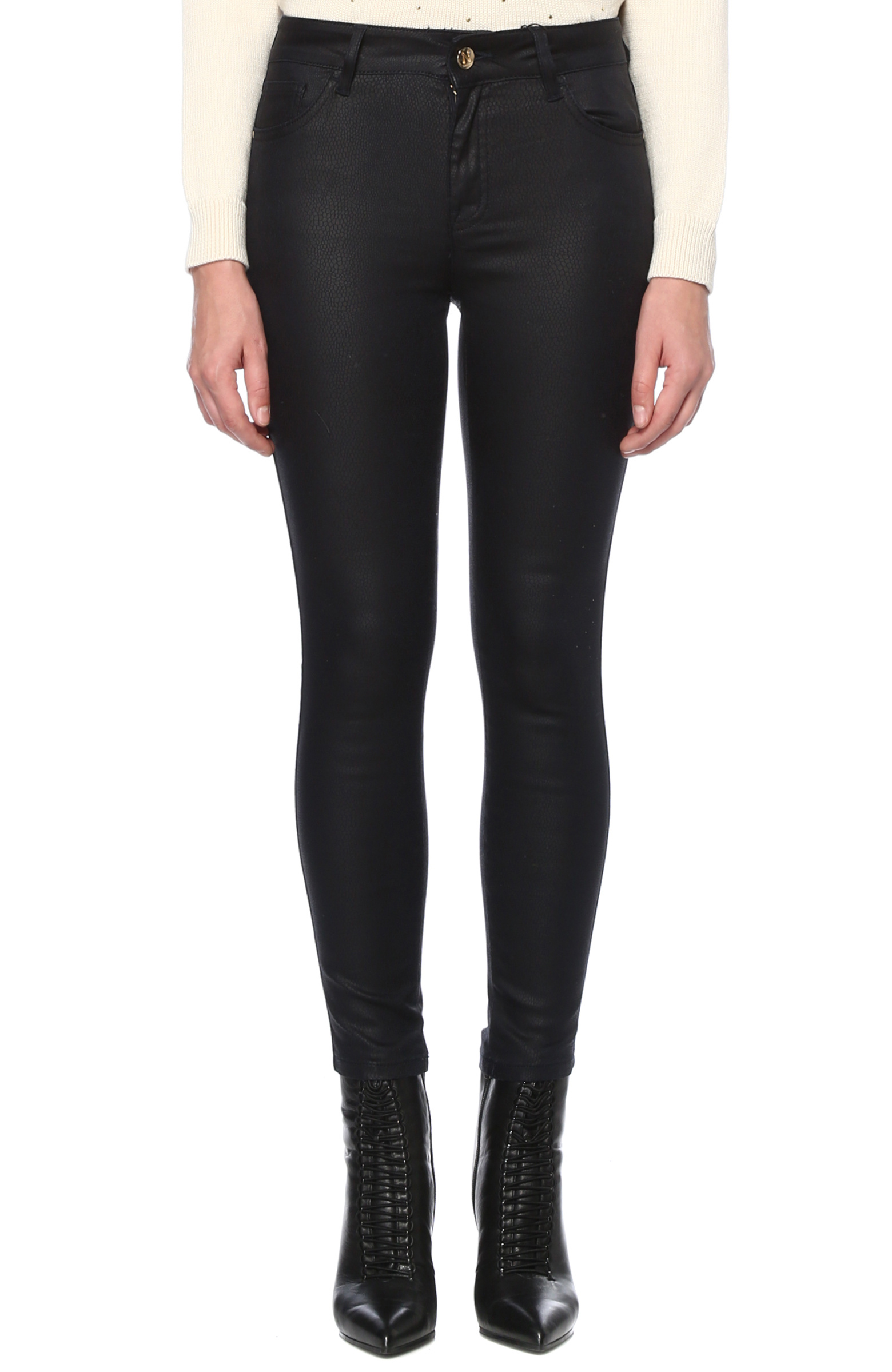 Slim Fit Lacivert Pantolon