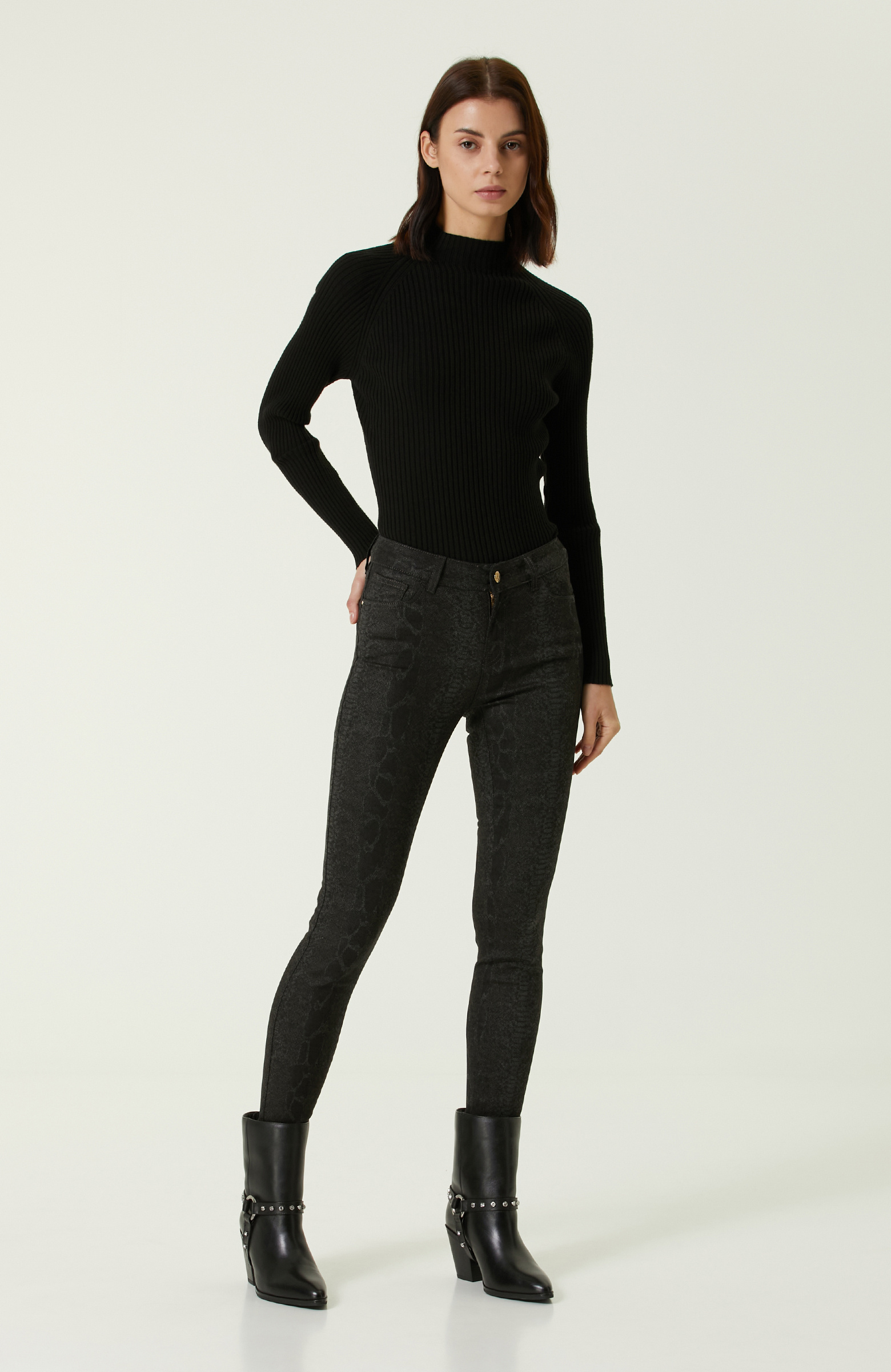 Slim Fit Kahverengi Casual Pantolon