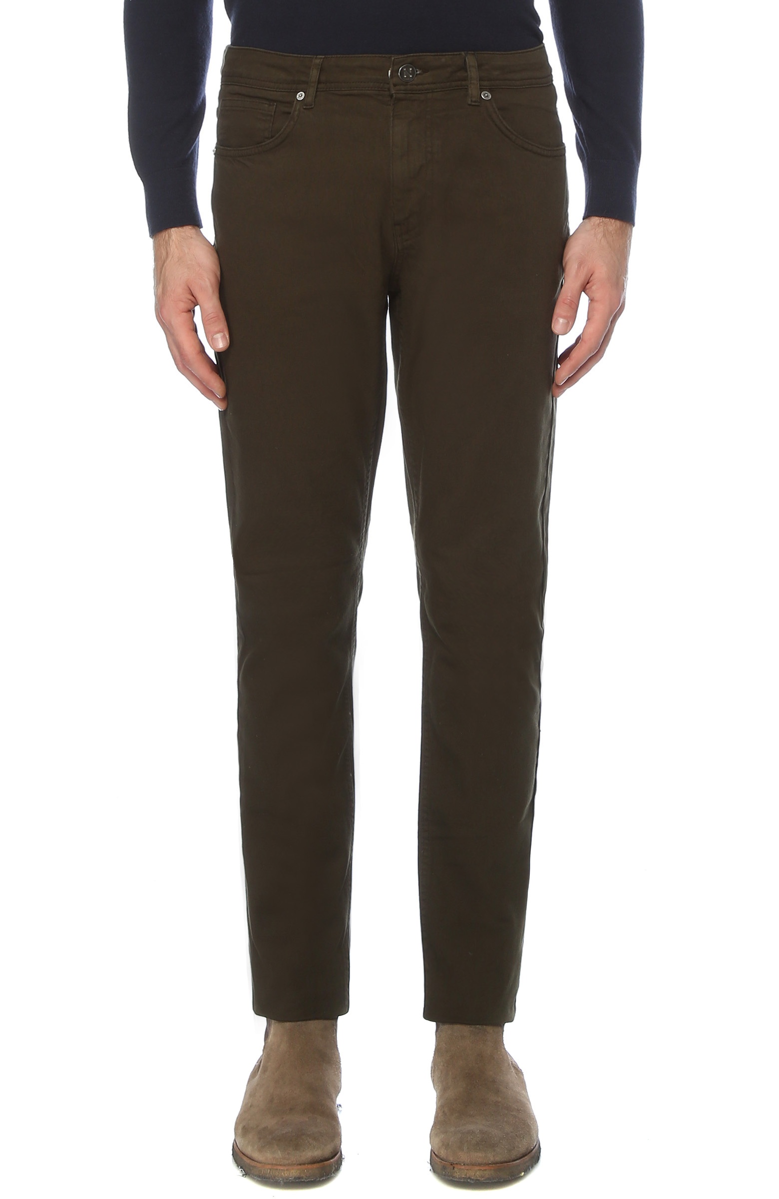 Slim Fit Haki Normal Bel Casual Pantolon Slim Fit Haki Normal Bel Casual Pantolon
