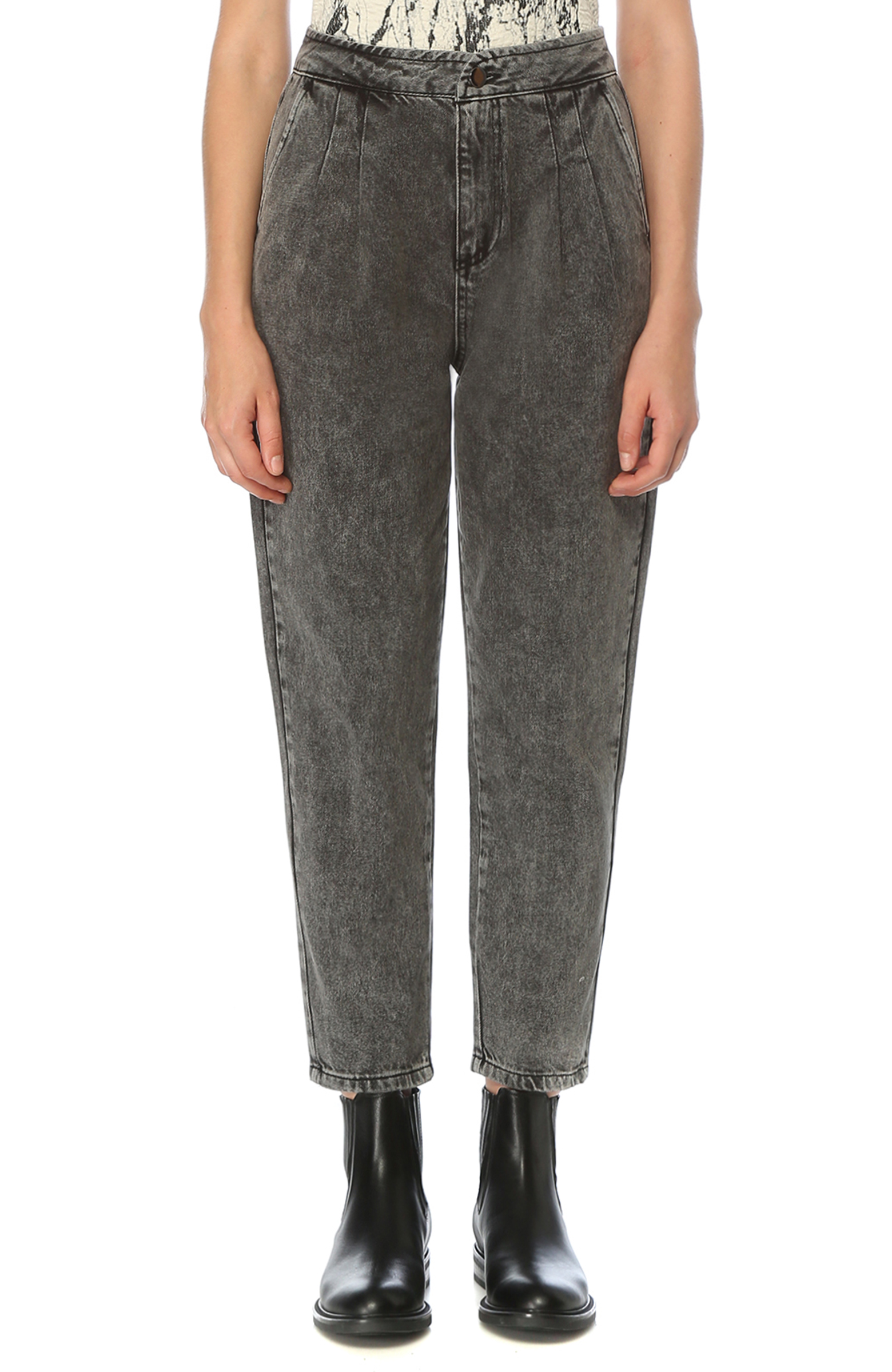 Basic Fit Antrasit Pensli Jean Pantolon Basic Fit Antrasit Pensli Jean Pantolon