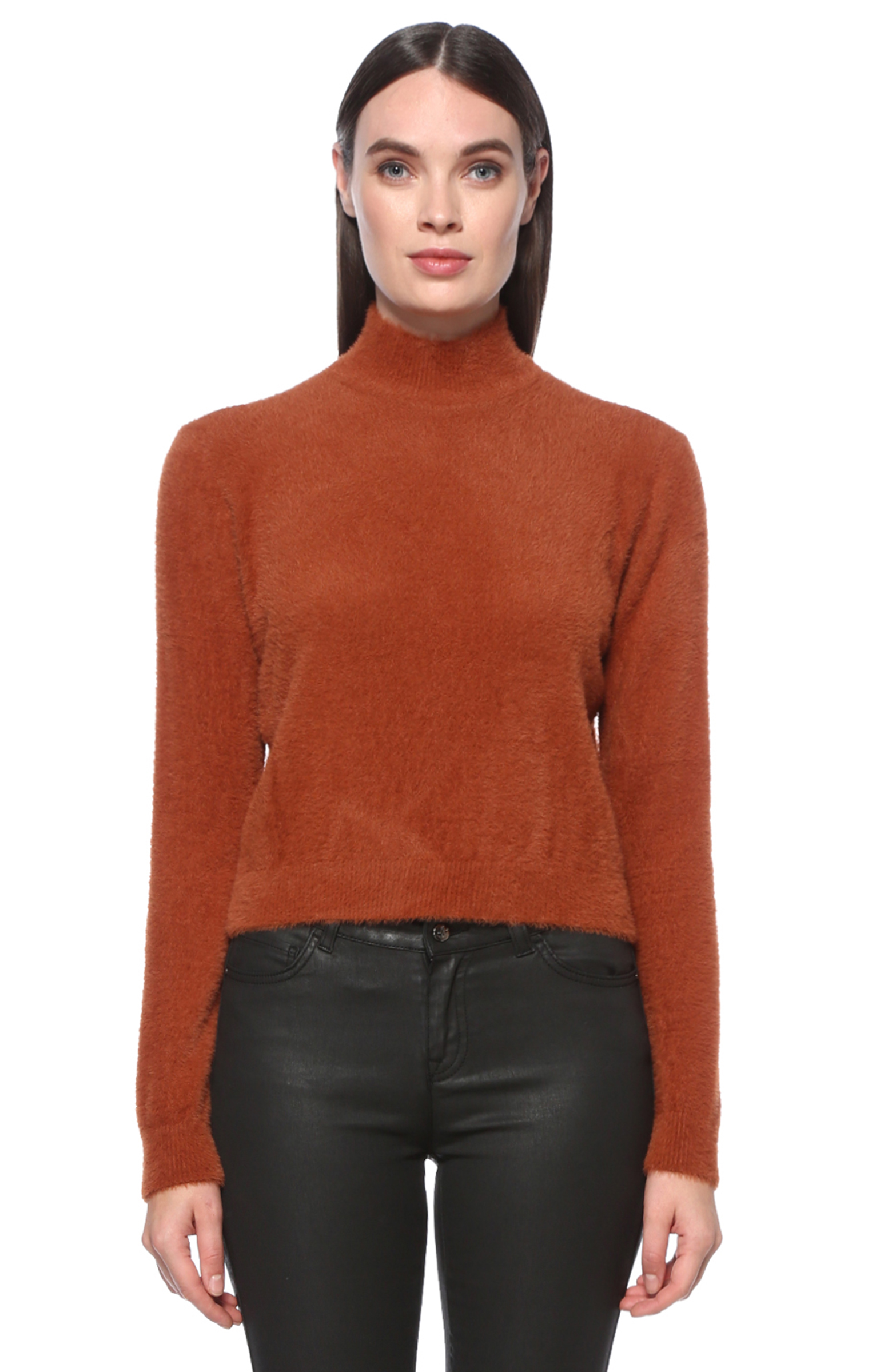 Slim Fit Turuncu Kazak Slim Fit Turuncu Kazak