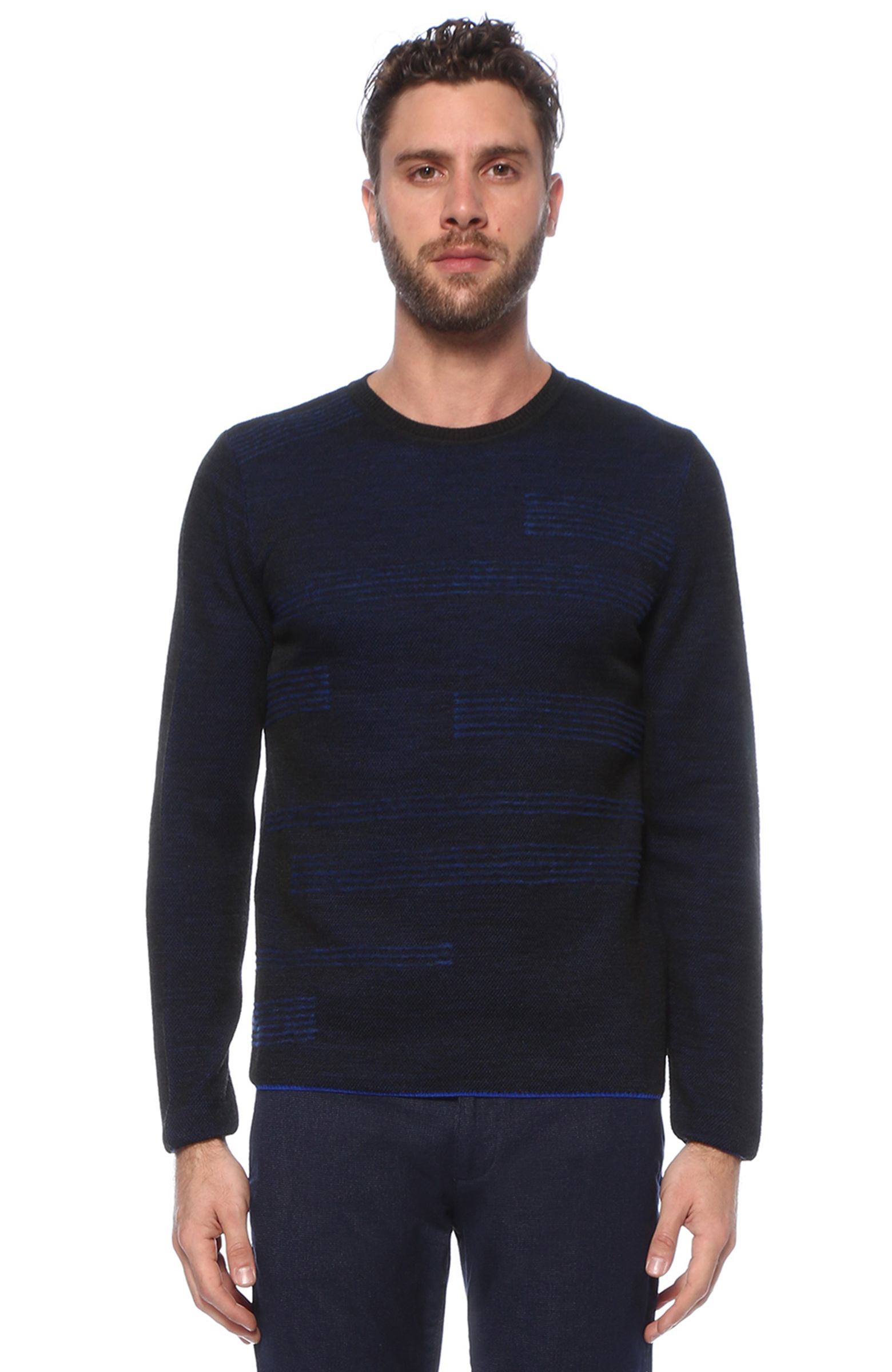 Antrasit Bisiklet Yaka Kazak