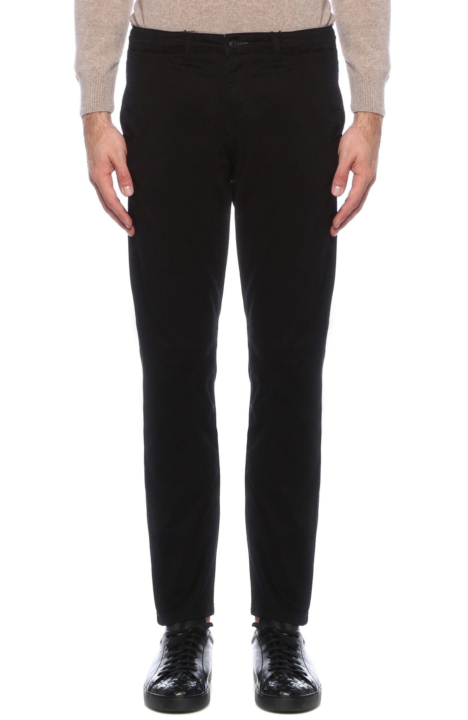Slim Fit Siyah Casual Pantolon