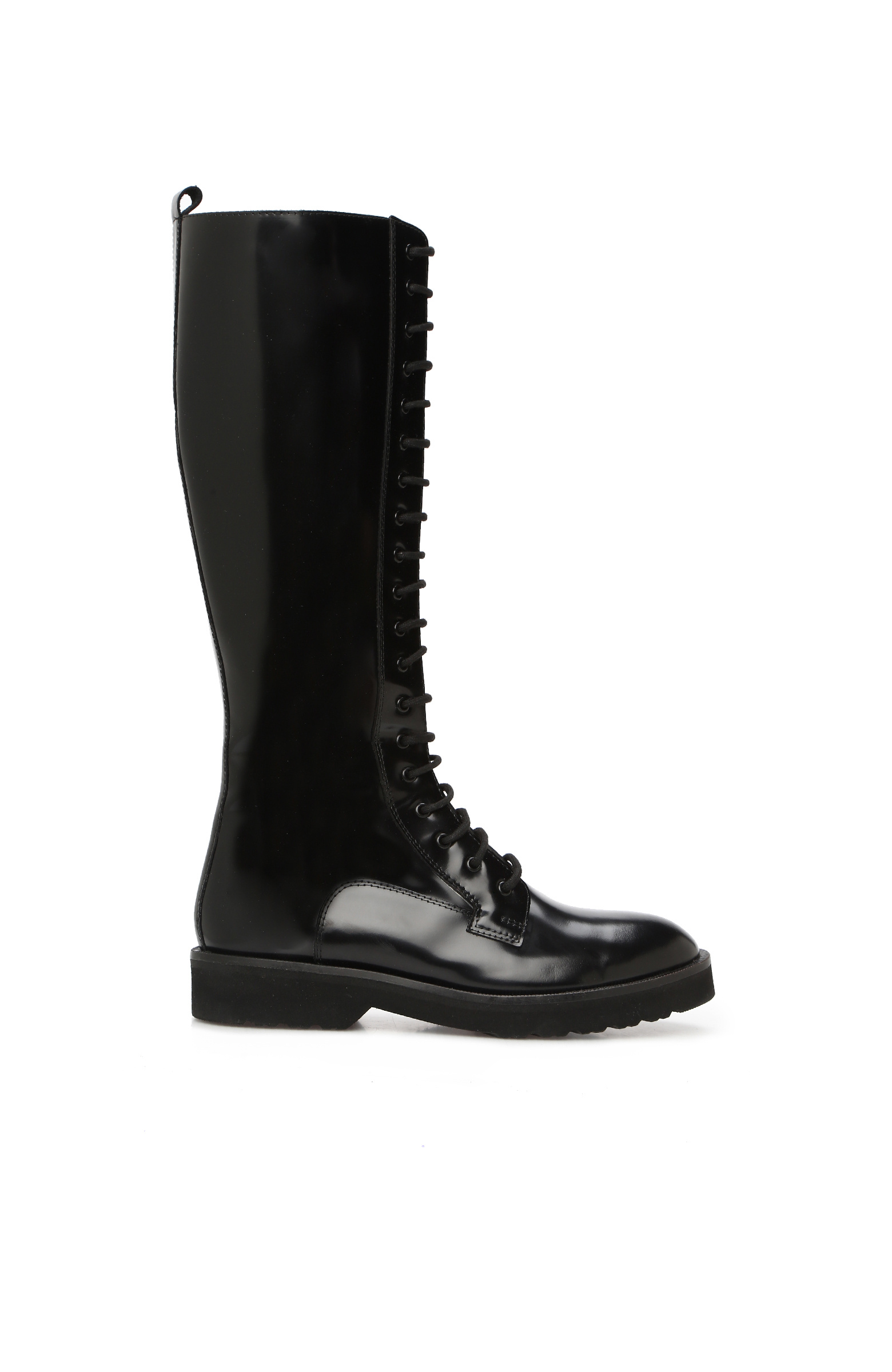 Siyah Kadın Deri Çizme