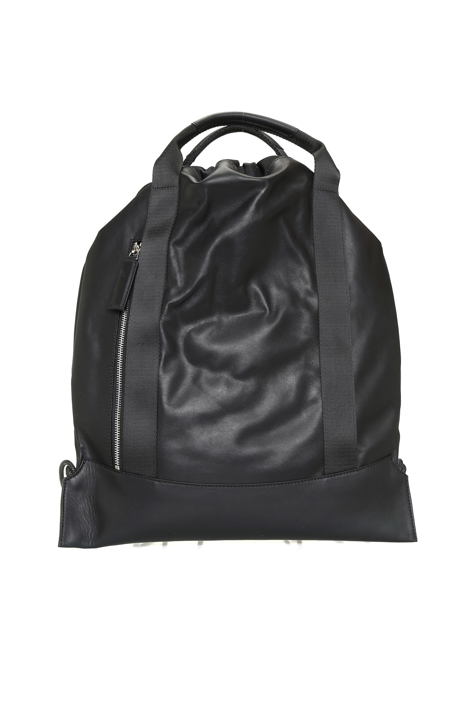 Siyah Erkek Deri Sırt Çantası