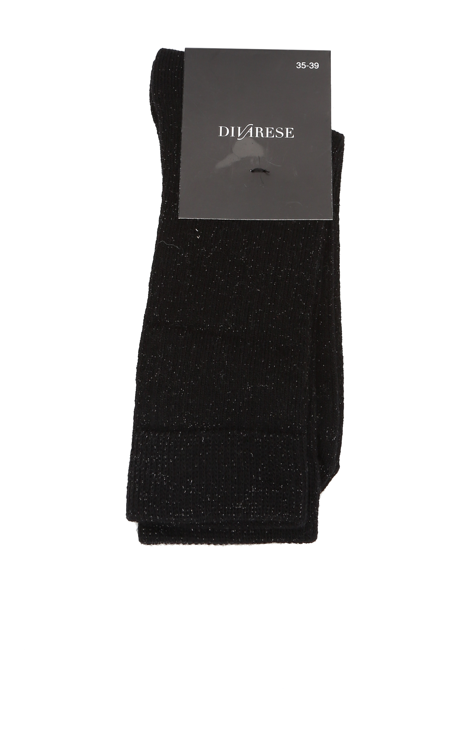 Siyah Sim Dokulu Kadın Çorap