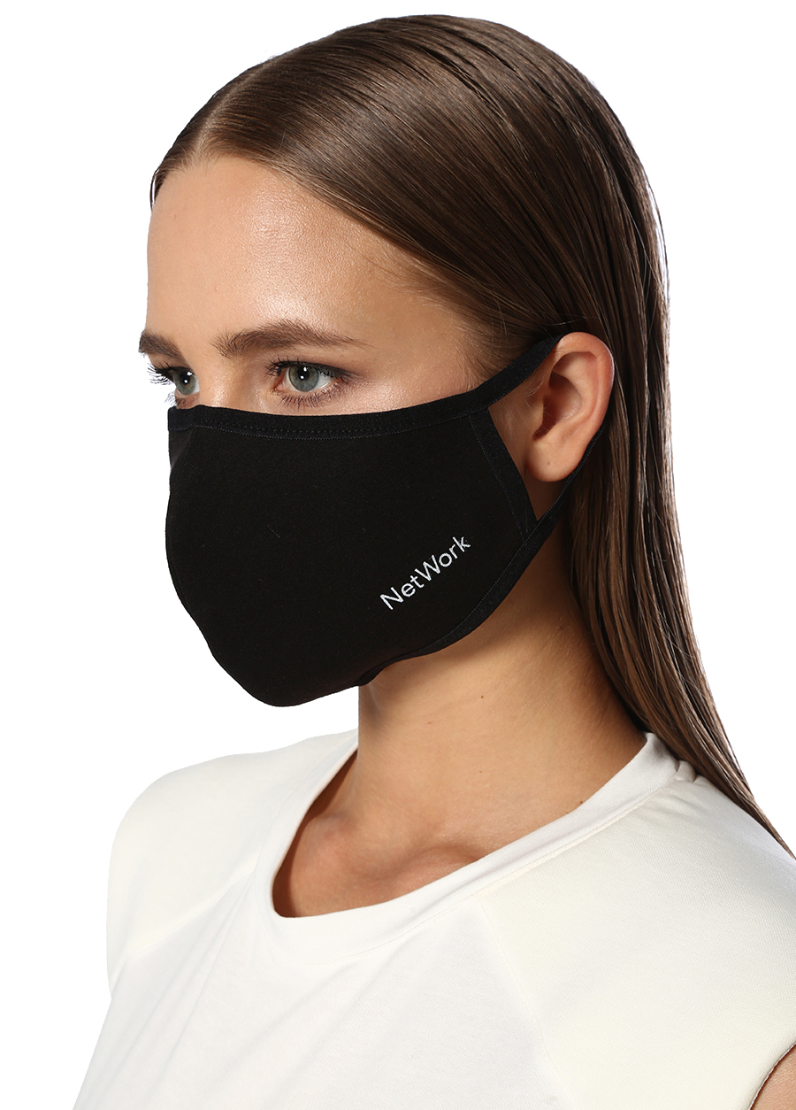 Siyah 3Lü Yüz Aksesuar Seti