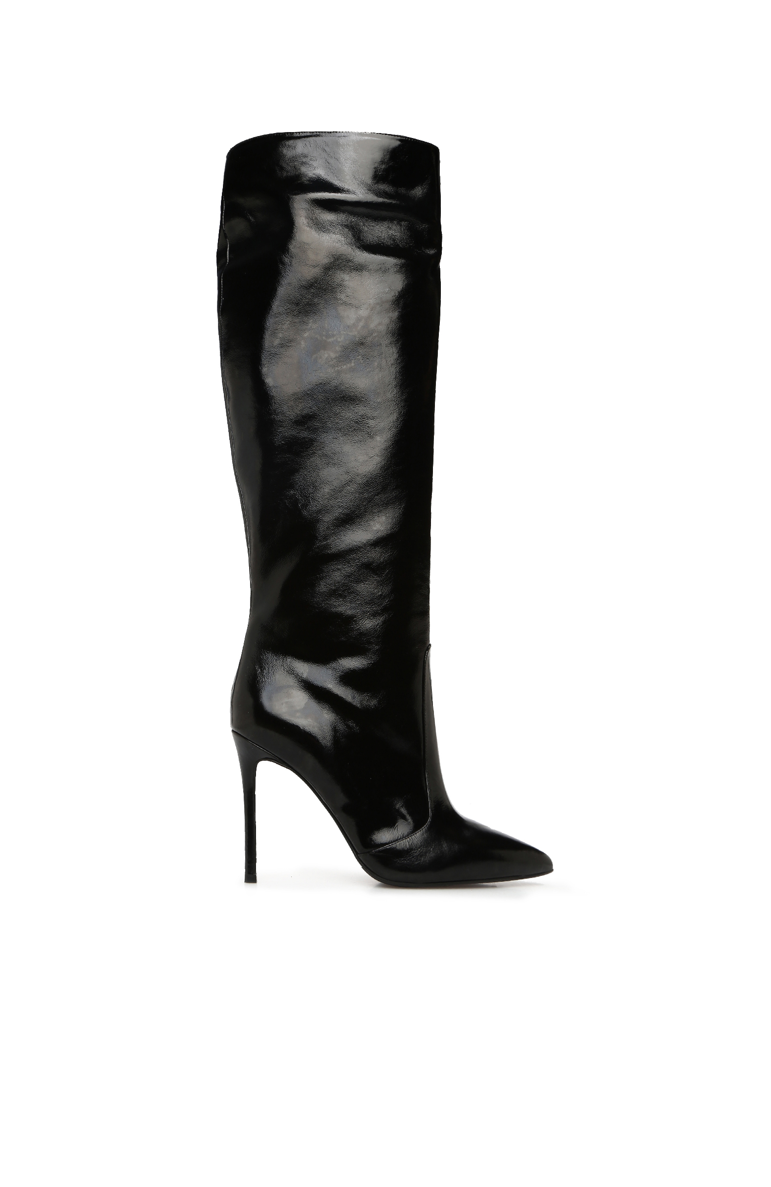 Siyah Kadın Rugan Çizme