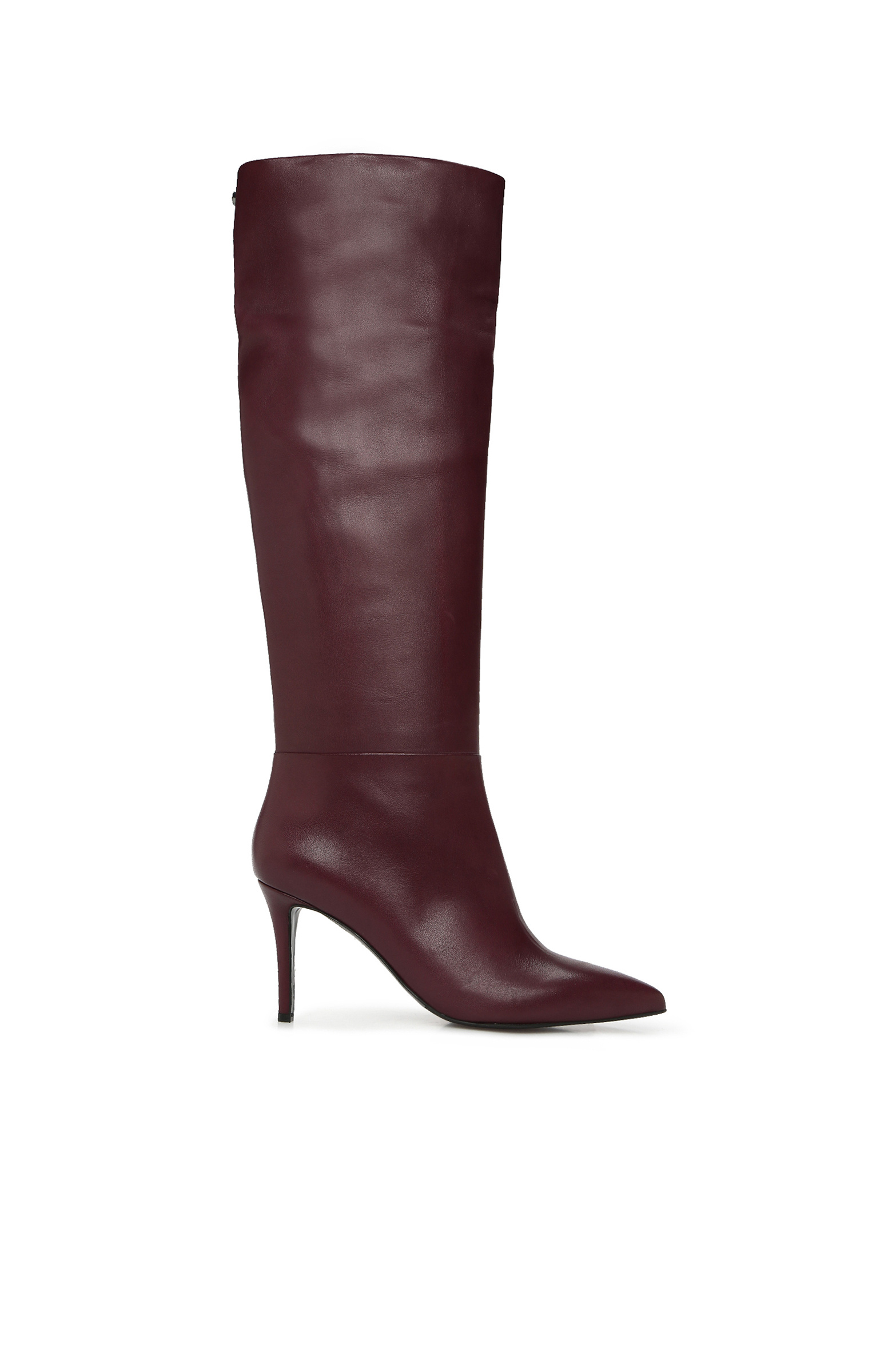 Bordo Kadın Deri Çizme