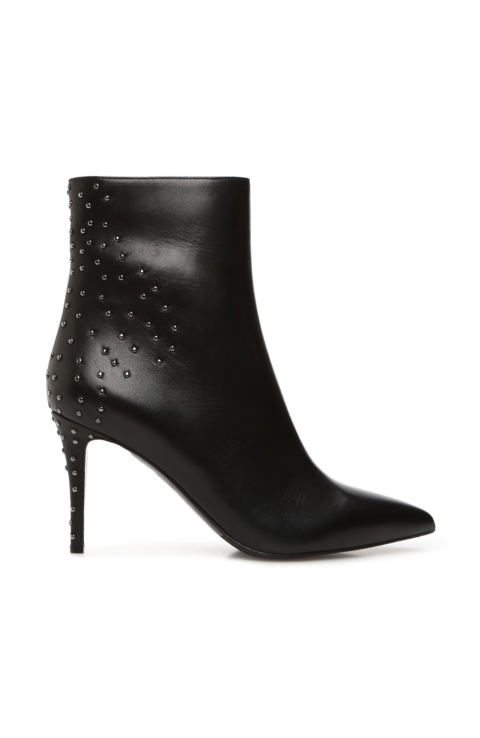 Siyah Troklu Kadın Deri Bot