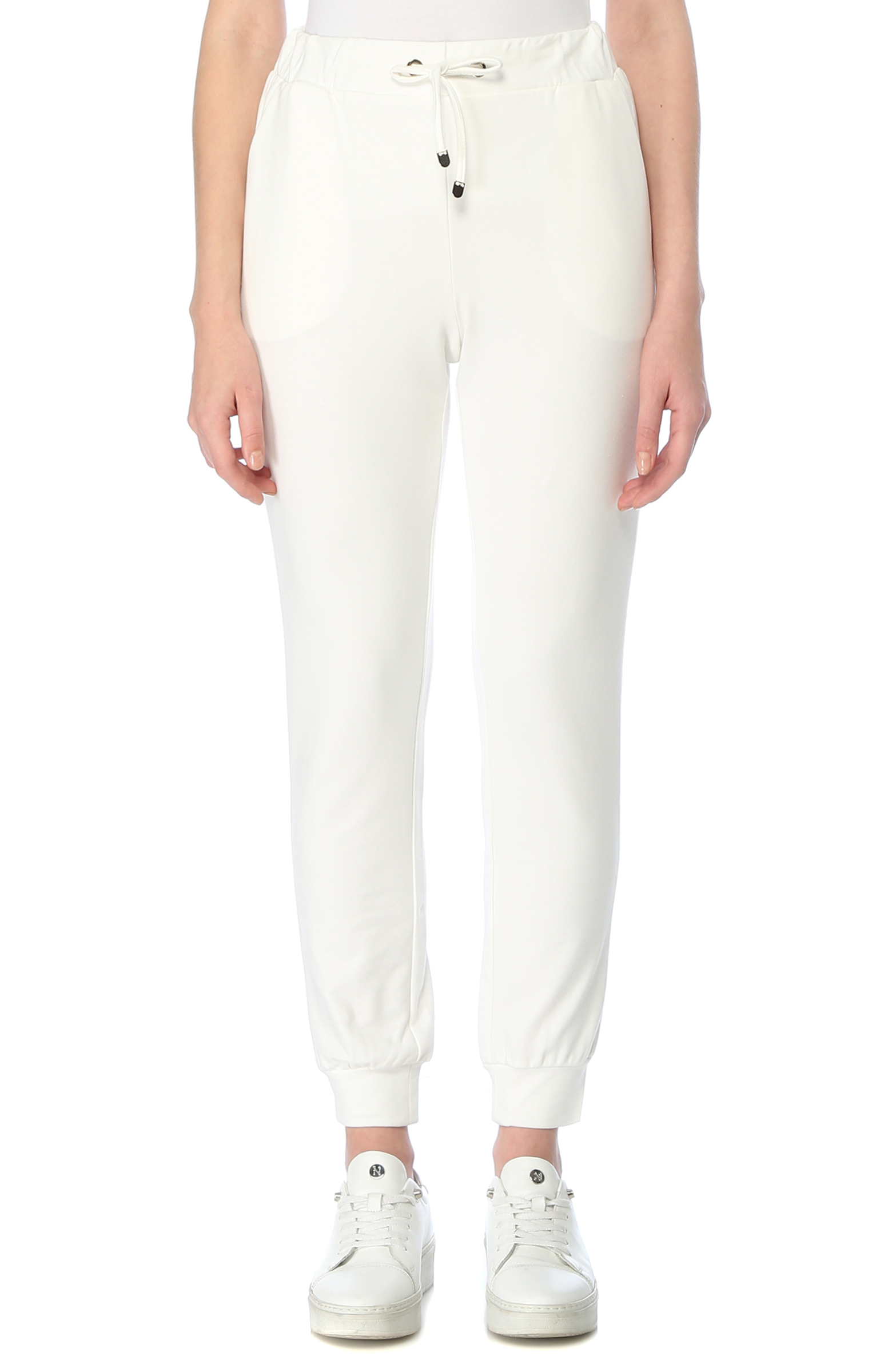 Regular Fit Beyaz Dar Paça Eşofman Regular Fit Beyaz Dar Paça Eşofman