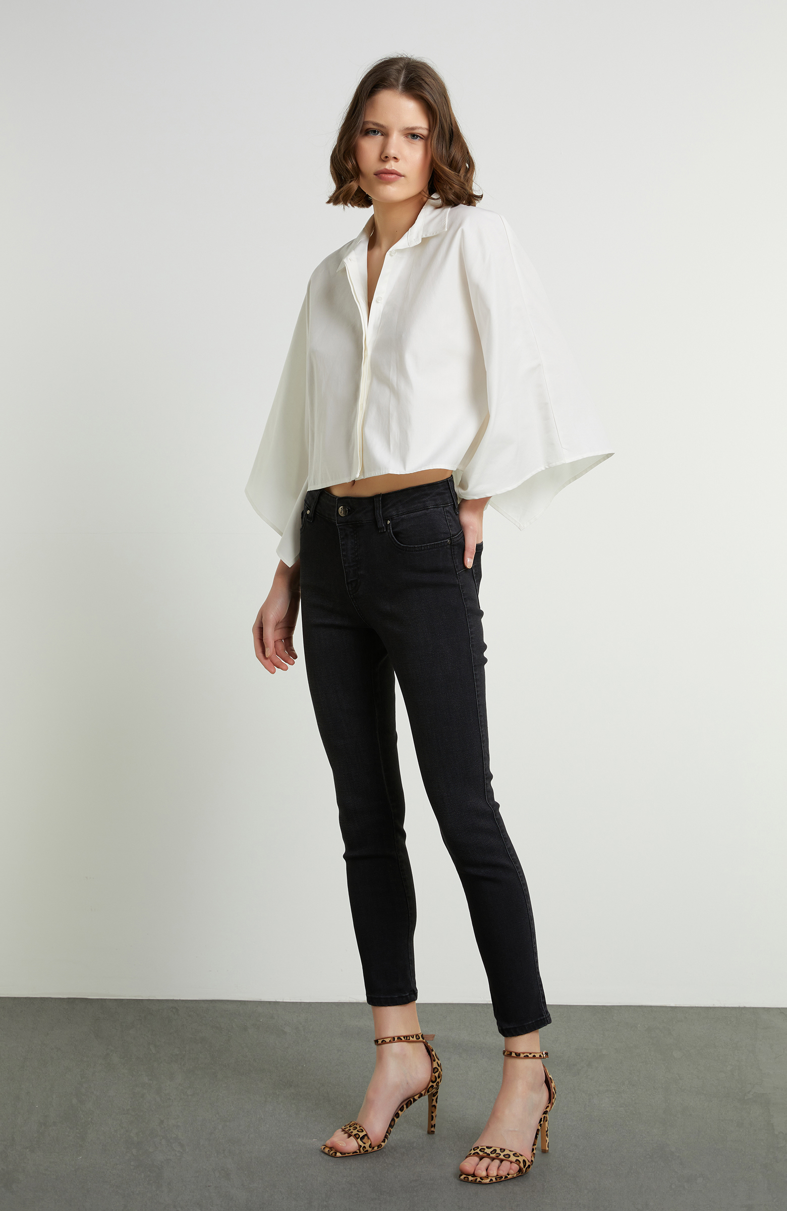 Slim Fit Antrasit Skinny Jean Pantolon Slim Fit Antrasit Skinny Jean Pantolon