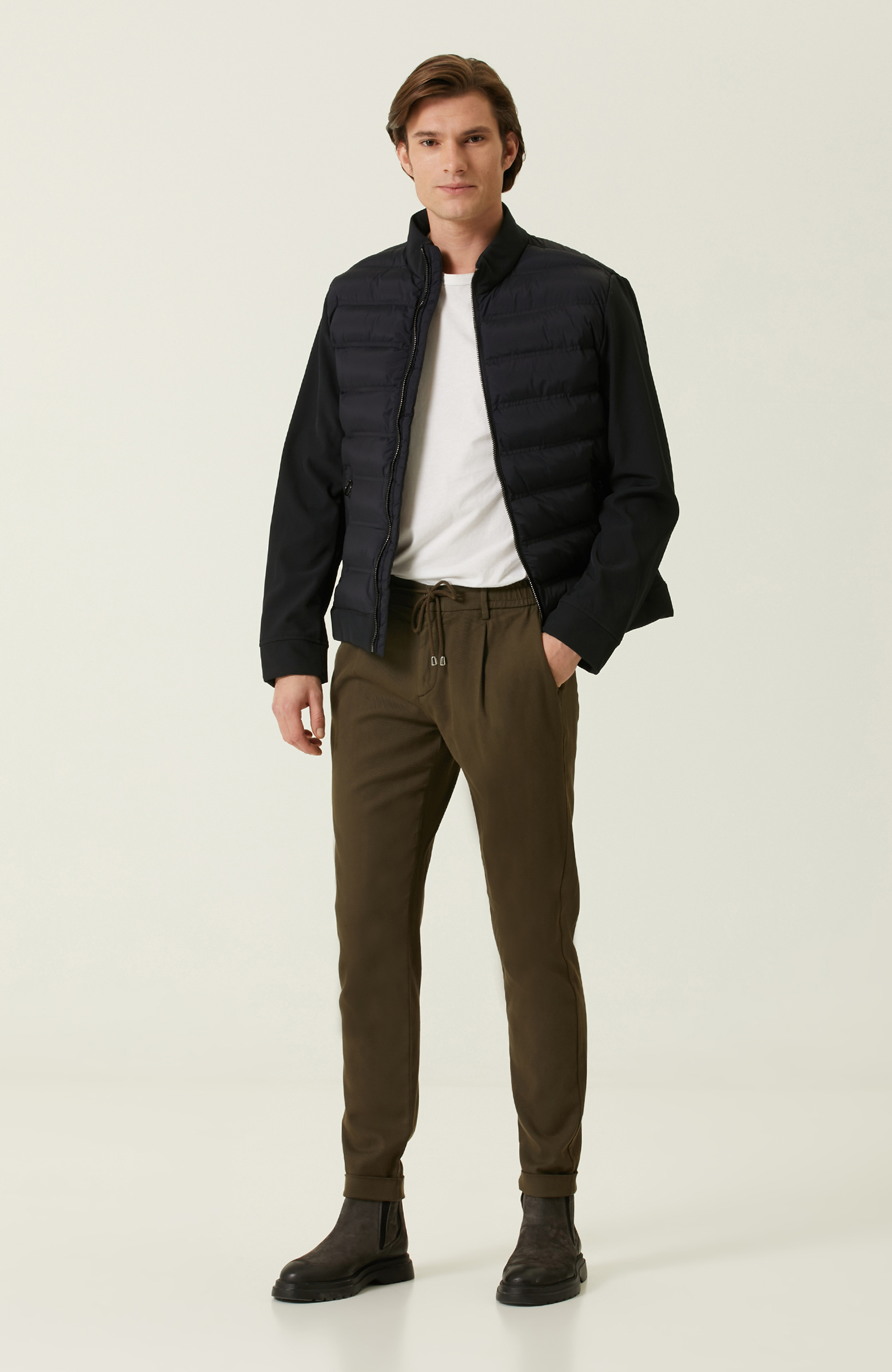Jogger Fit Haki Beli Kordonlu Pantolon Jogger Fit Haki Beli Kordonlu Pantolon