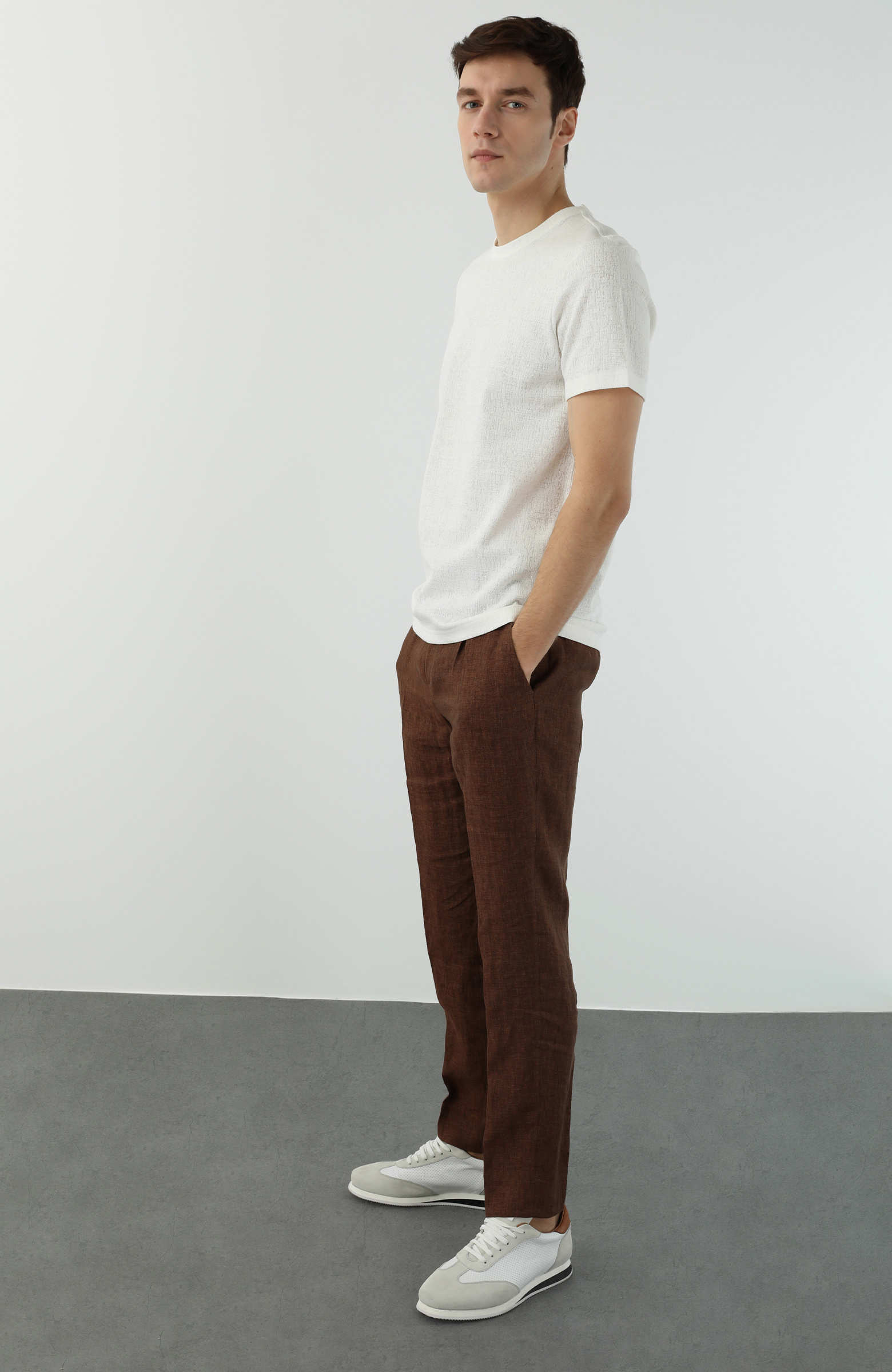 Slim Fit Beyaz T-shirt