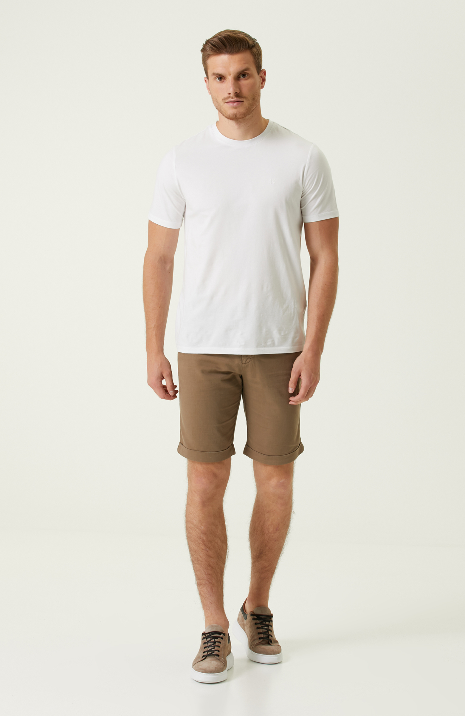 Vizon Normal Bel Şort