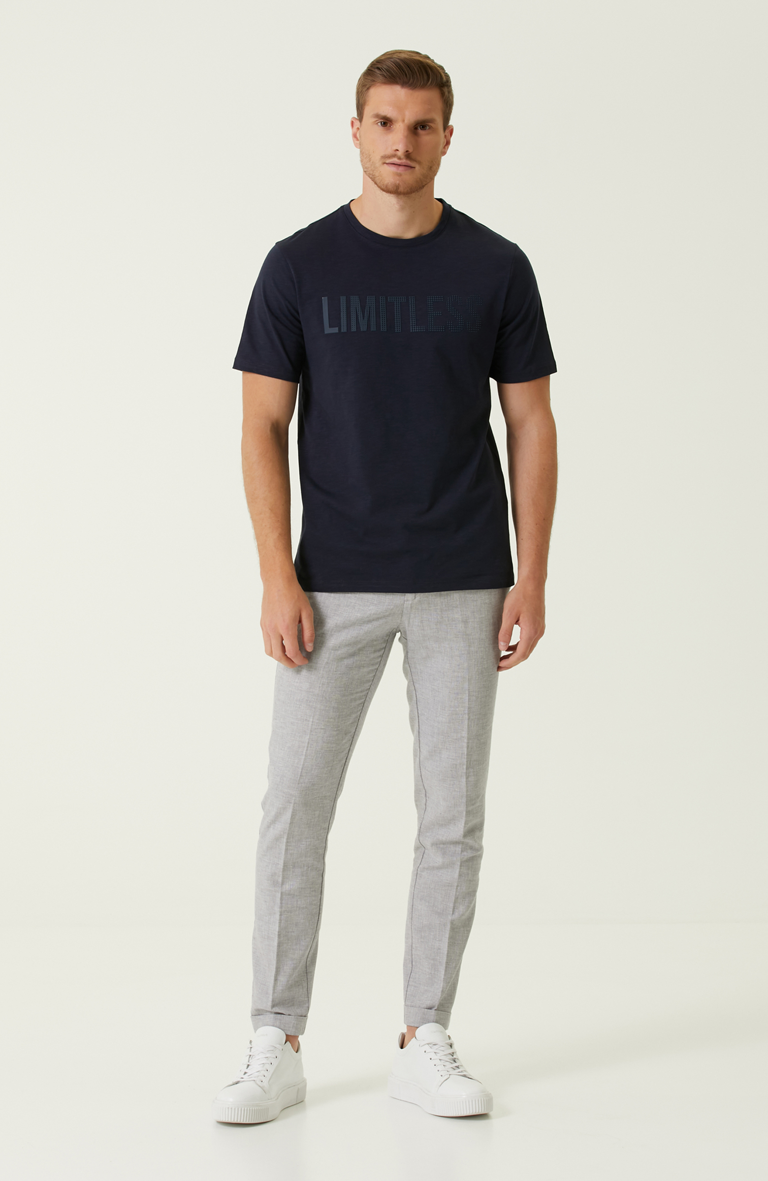 Drop 6 Slim Fit Gri Pantolon Drop 6 Slim Fit Gri Pantolon