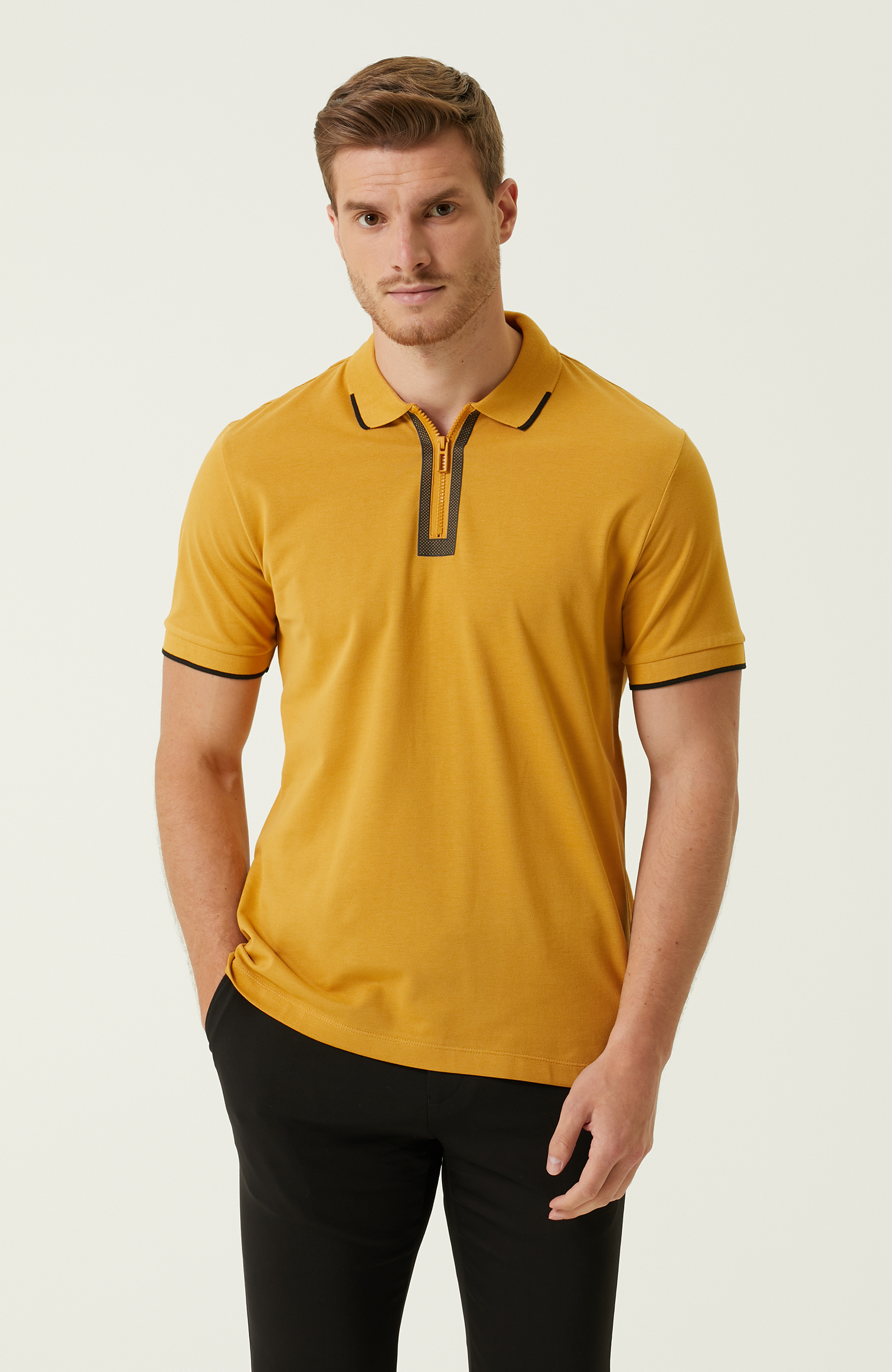Comfort Fit Hardal Polo Yaka T-shirt