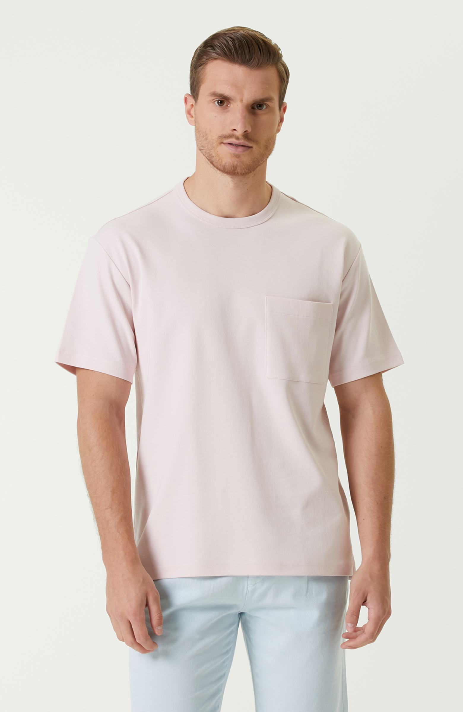 Relax Fit Pembe Cepli T-shirt Relax Fit Pembe Cepli T-shirt