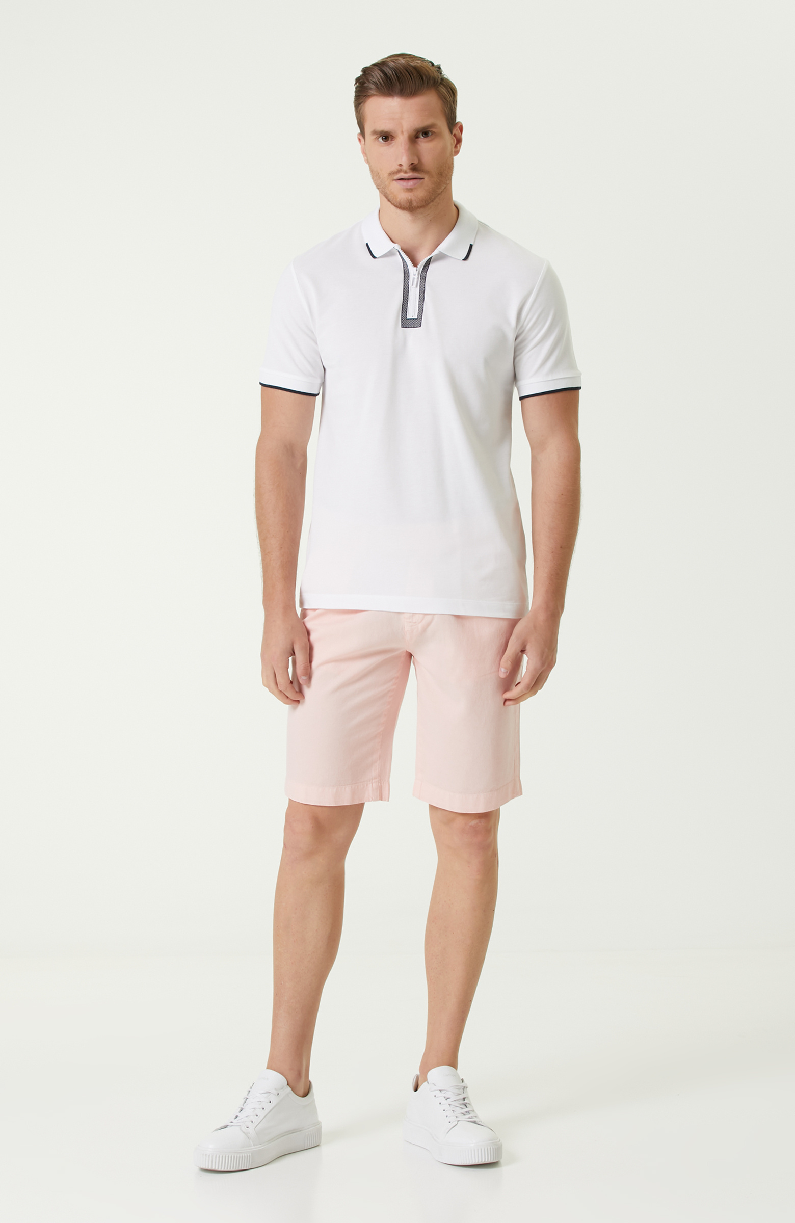 Comfort Fit Pembe Şort