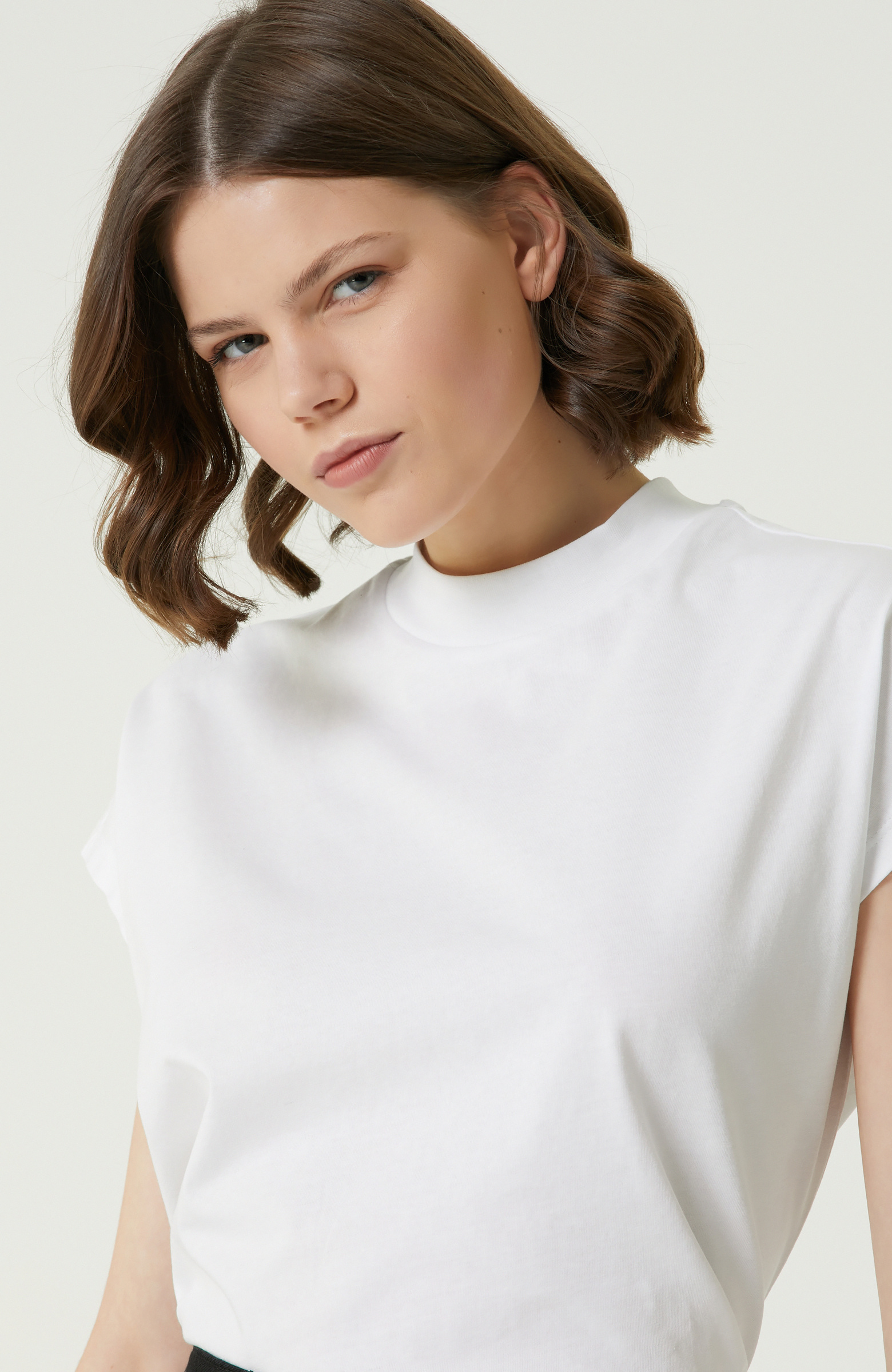 Basic Fit Beyaz T-shirt