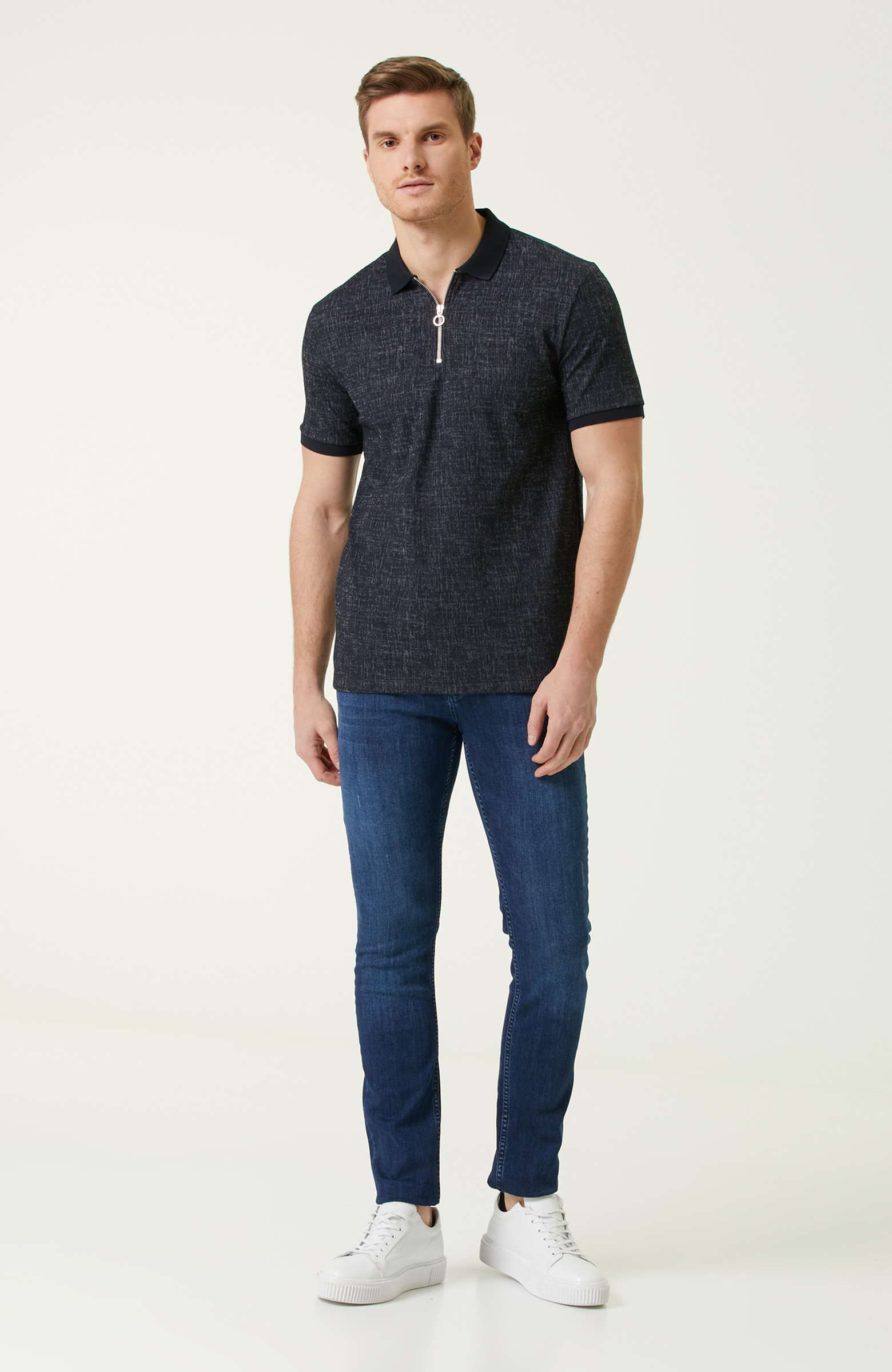 Slim Fit Lacivert Jean Pantolon Slim Fit Lacivert Jean Pantolon