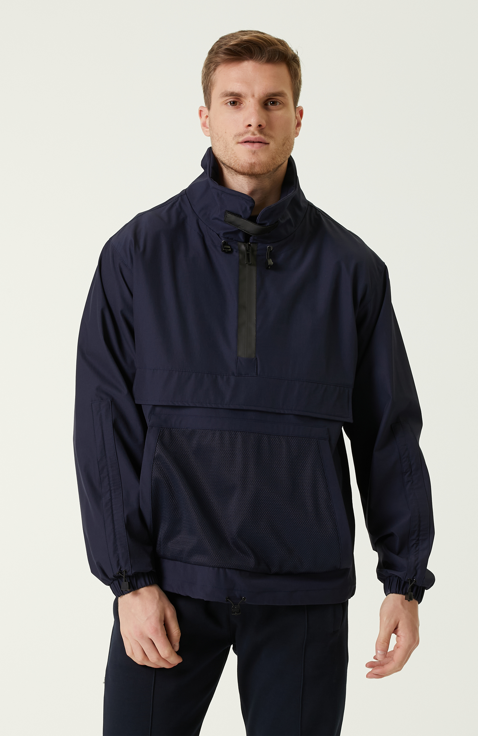 Comfort Fit Lacivert Kapüşonlu Sweatshirt Comfort Fit Lacivert Kapüşonlu Sweatshirt