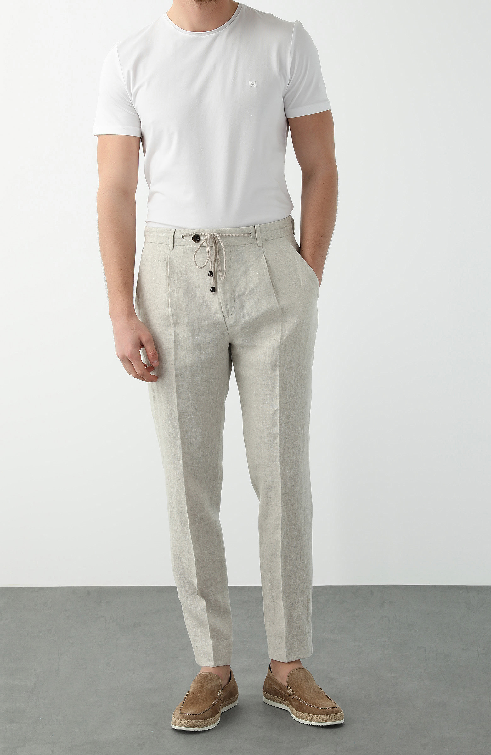 Jogger Fit Drop 6 Bej Pantolon Jogger Fit Drop 6 Bej Pantolon