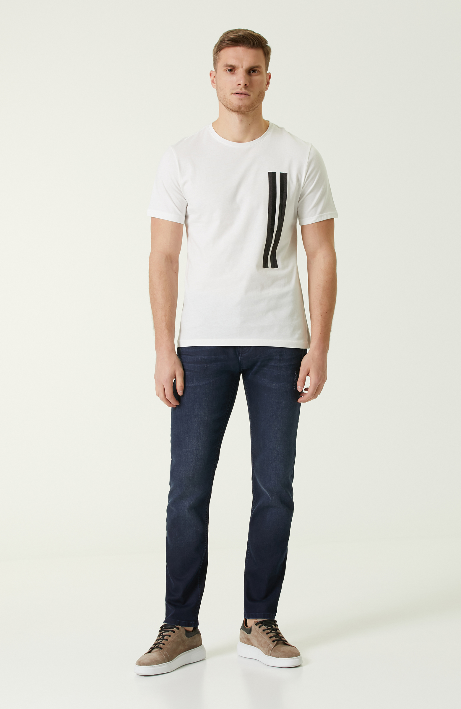 Slim Fit Lacivert Jean Pantolon Slim Fit Lacivert Jean Pantolon