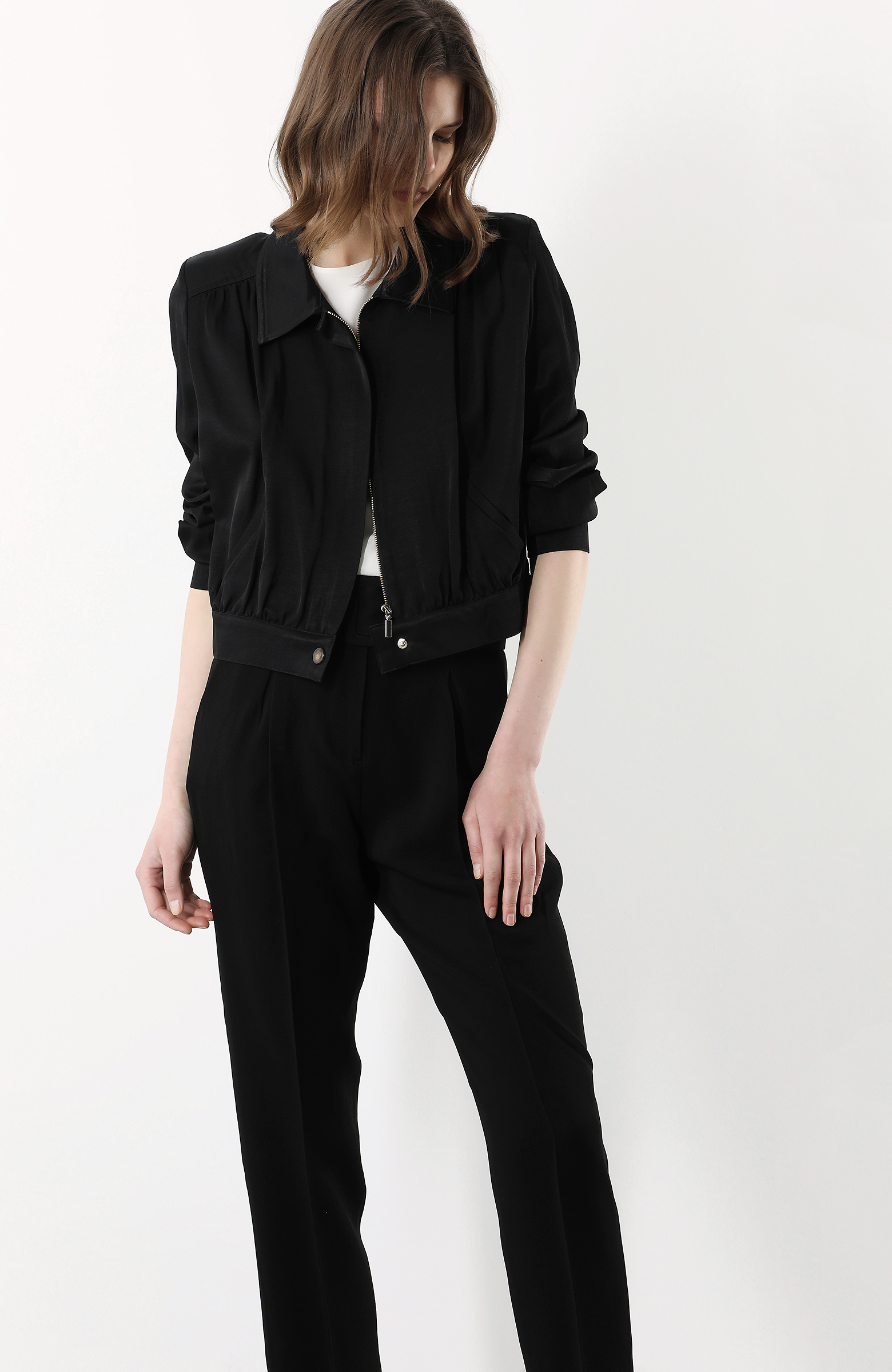 Regular Fit Siyah Ceket