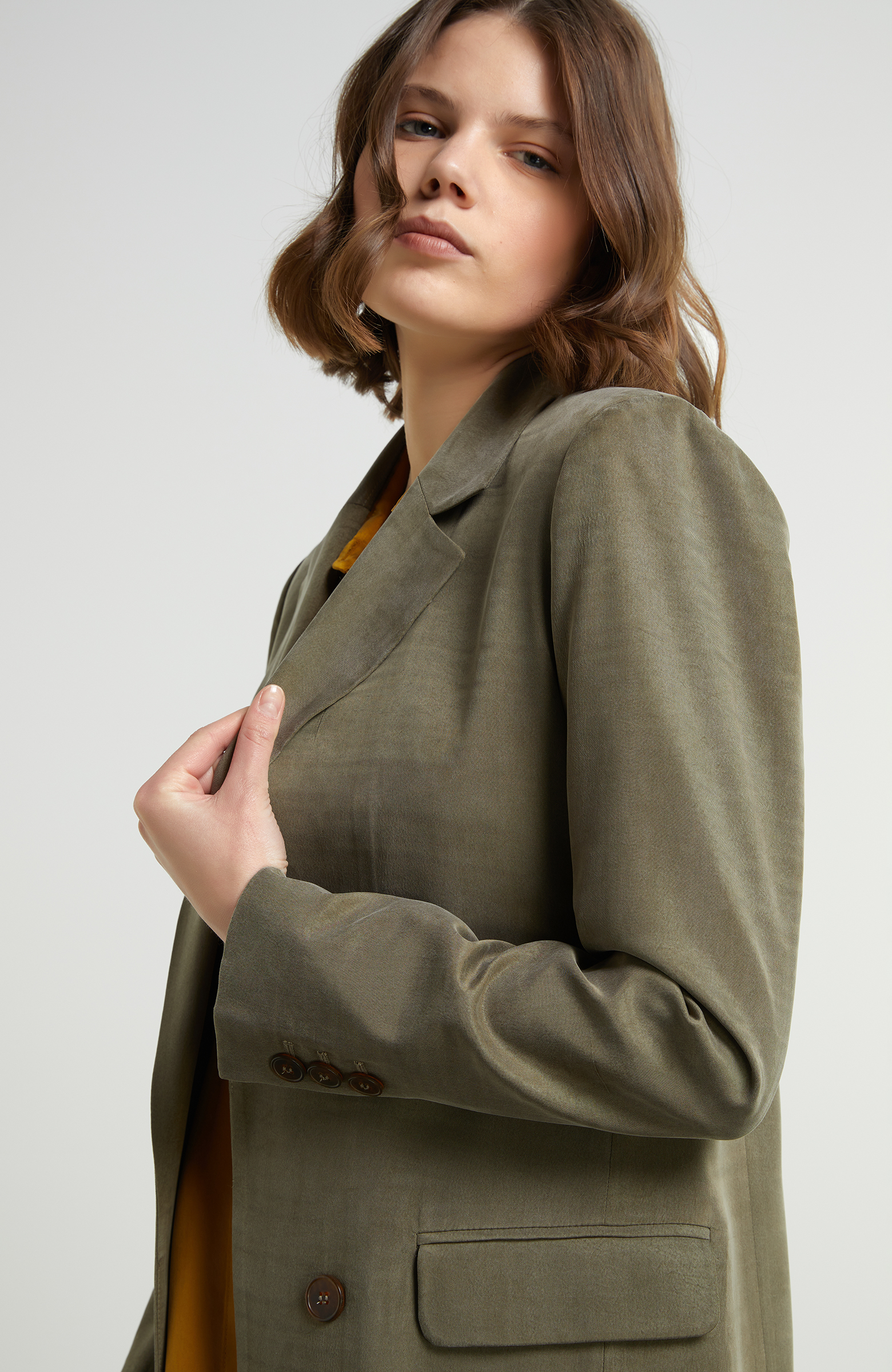 Slim Fit Haki Ceket Slim Fit Haki Ceket