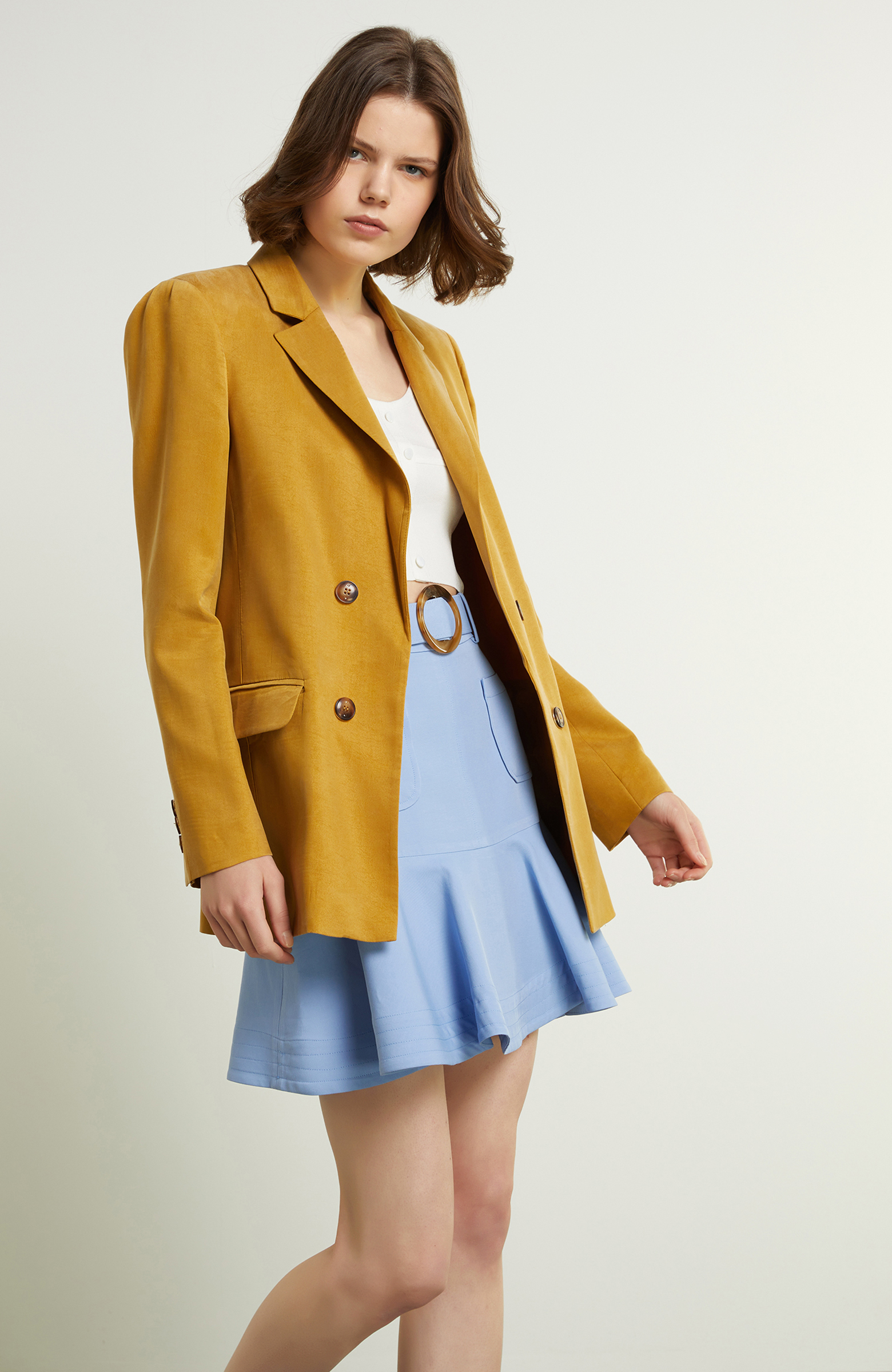 Slim Fit Hardal Ceket