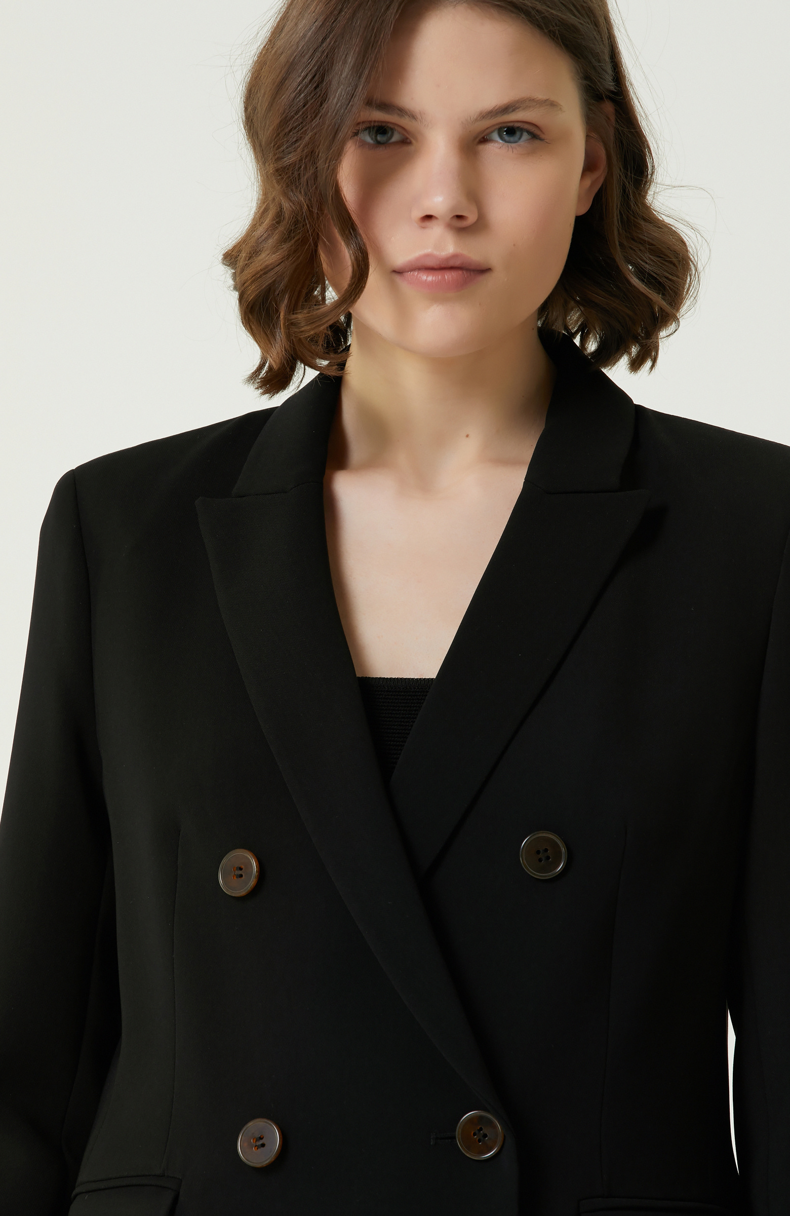 Regular Fit Siyah Ceket