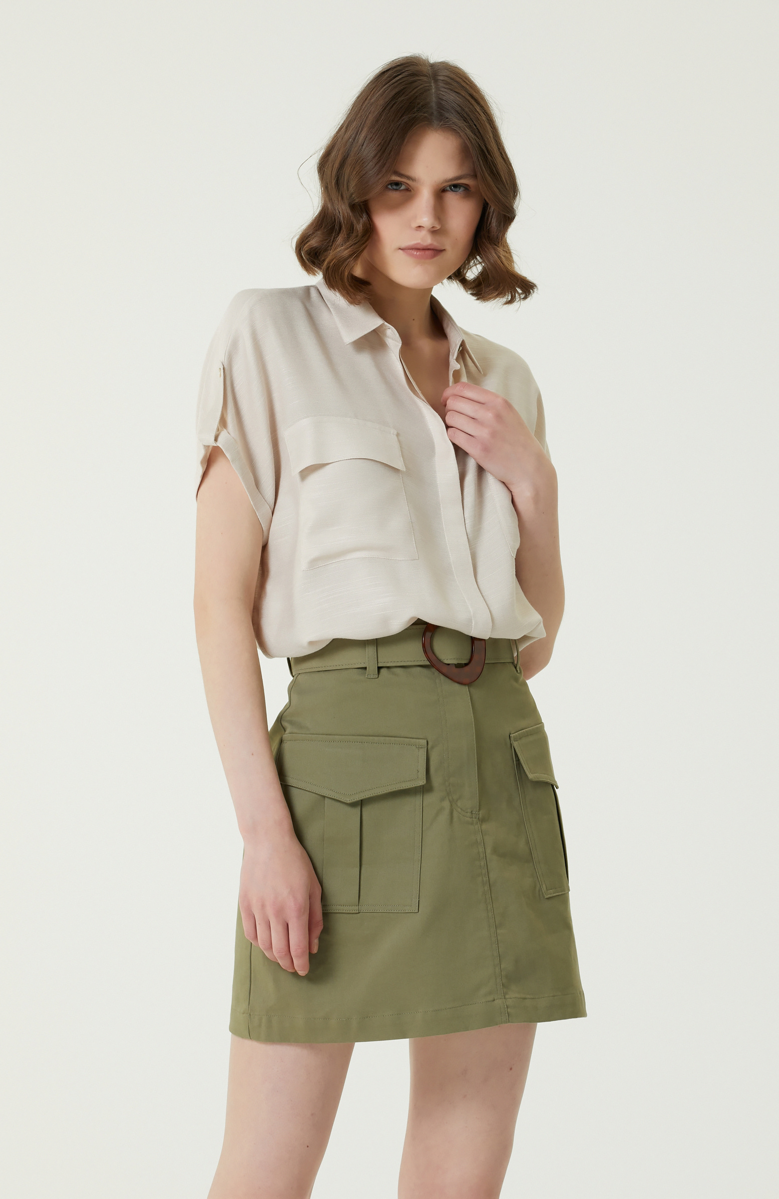 Regular Fit İngiliz Yaka Gömlek