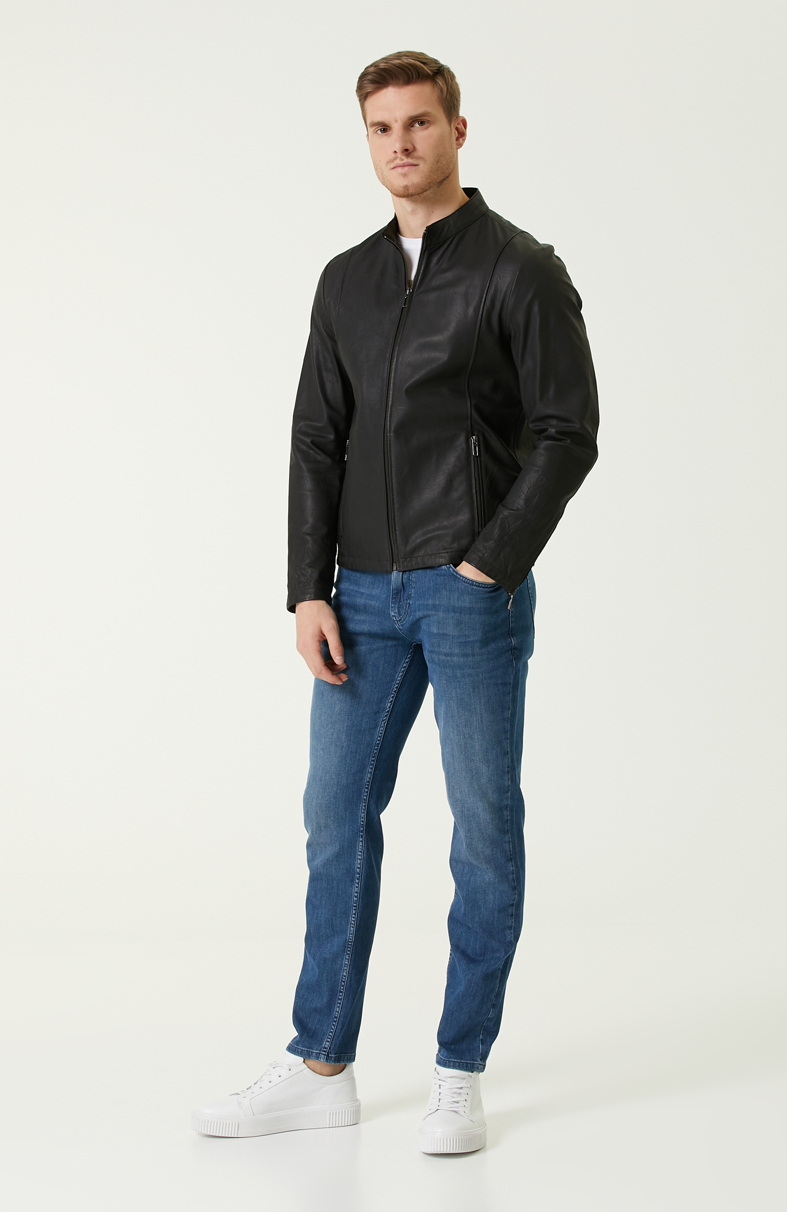 Slim Fit Lacivert Jean Pantolon Slim Fit Lacivert Jean Pantolon