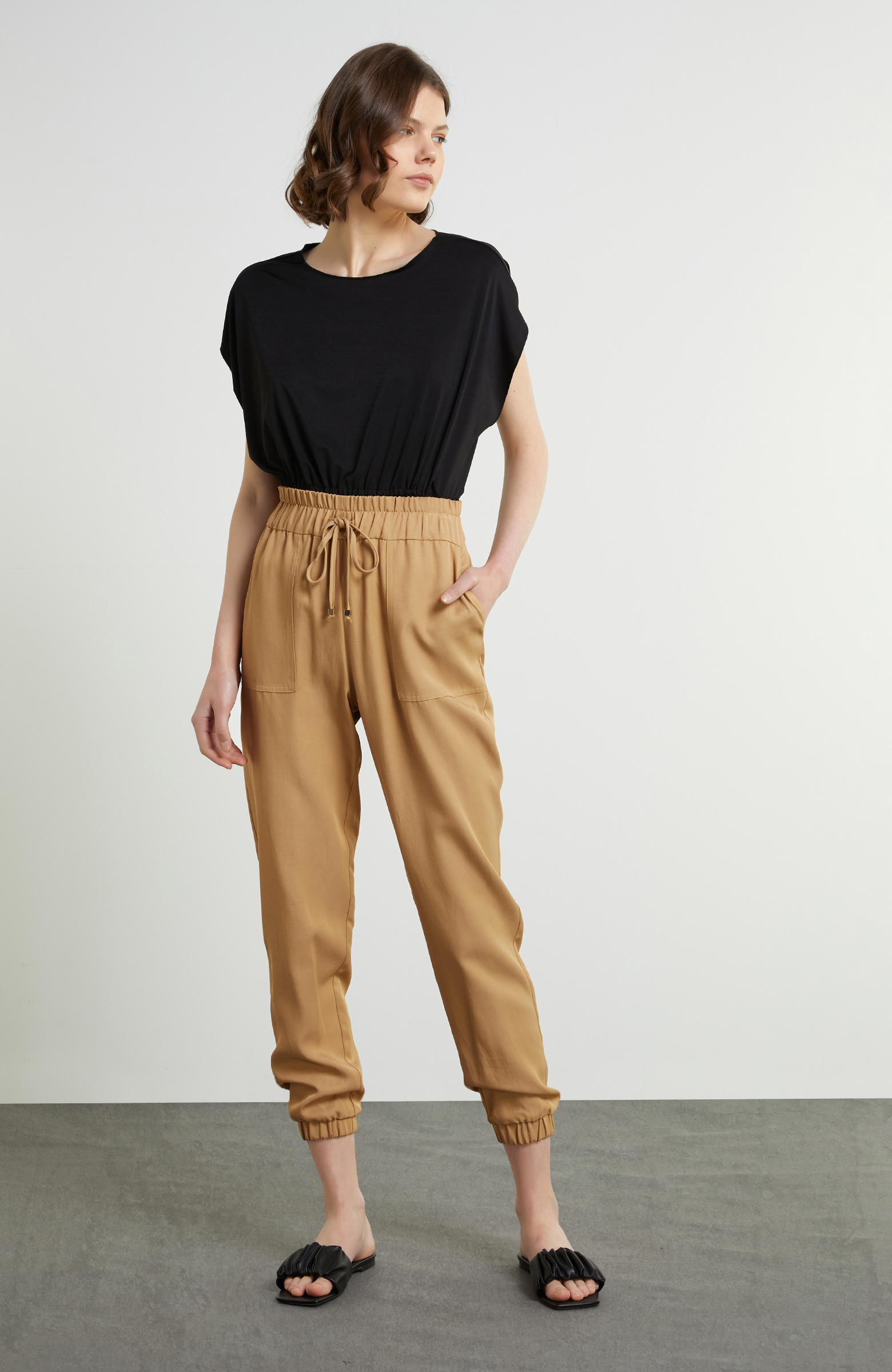 Regular Fit Camel Pantolon Regular Fit Camel Pantolon