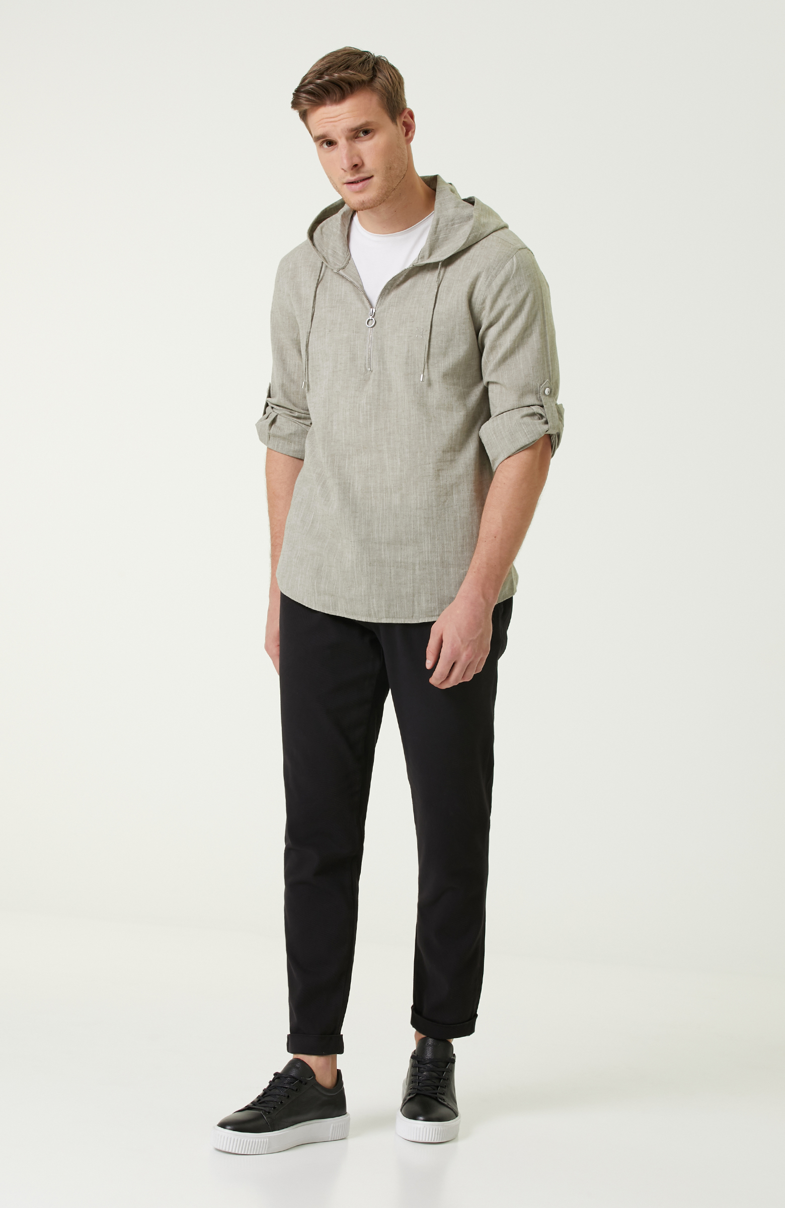 Slim Fit Siyah Normal Bel Pantolon Slim Fit Siyah Normal Bel Pantolon
