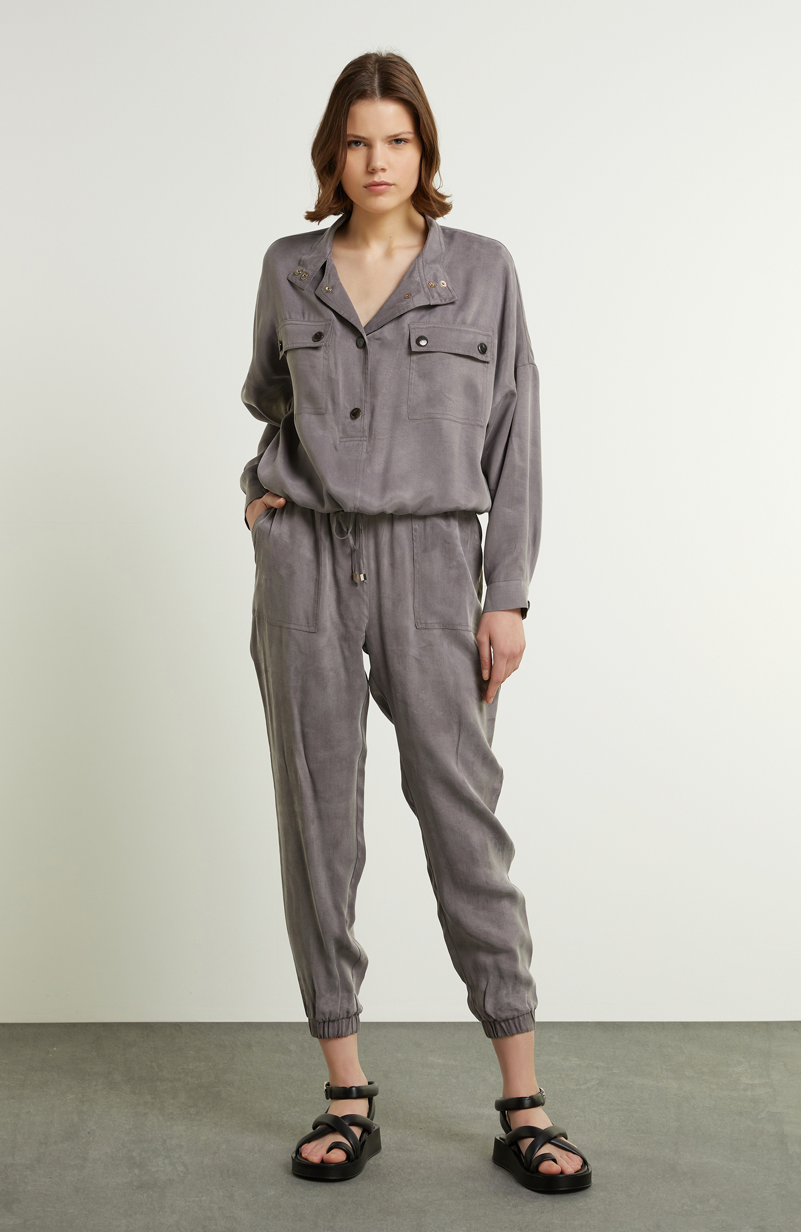 Regular Fit Antrasit Pantolon