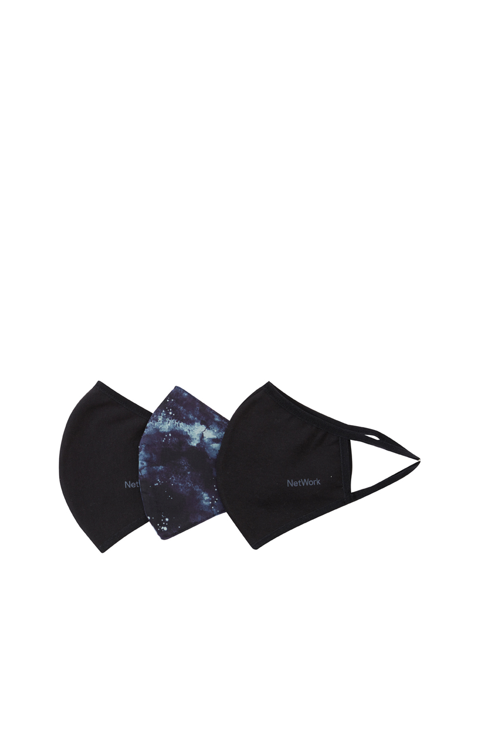 3lü Logolu Desenli Yüz Aksesuarı Seti