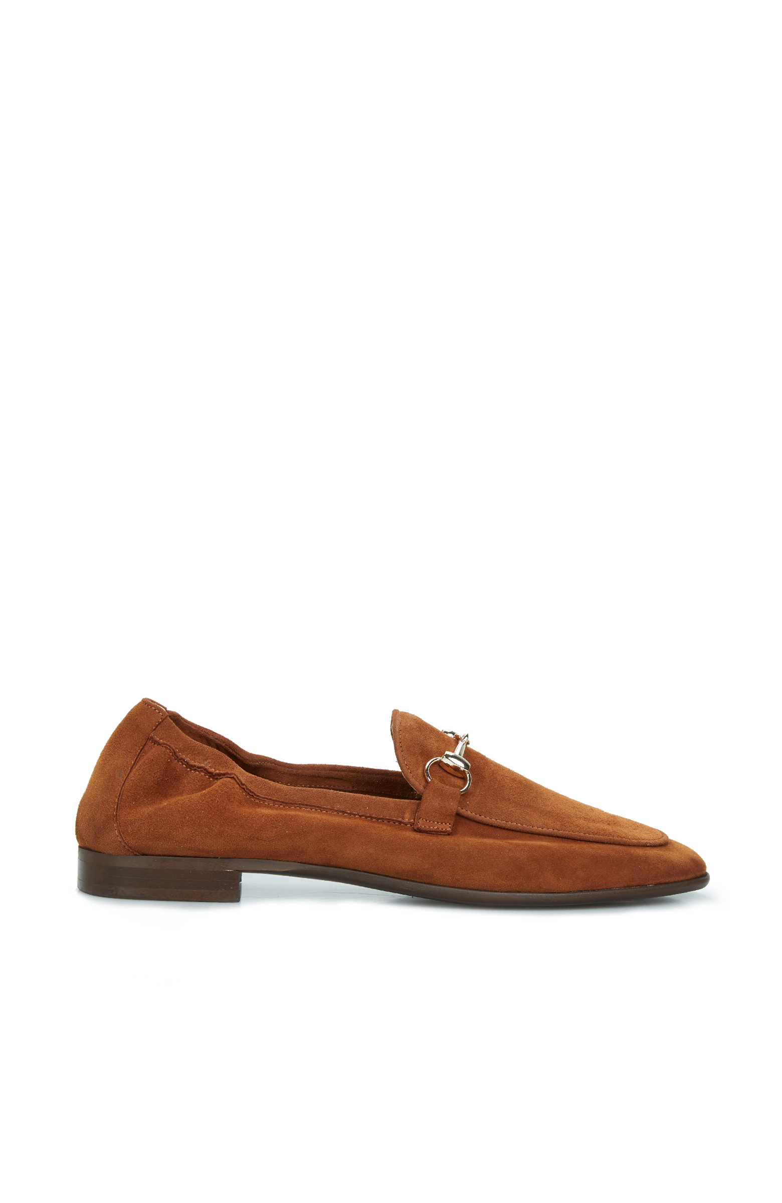 Kadın Taba Metal Tokalı Ayakkabı