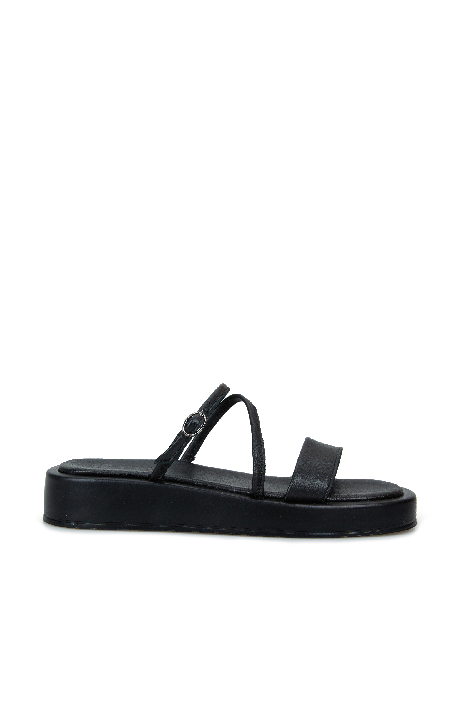 Siyah Bantlı Kadın Sandalet