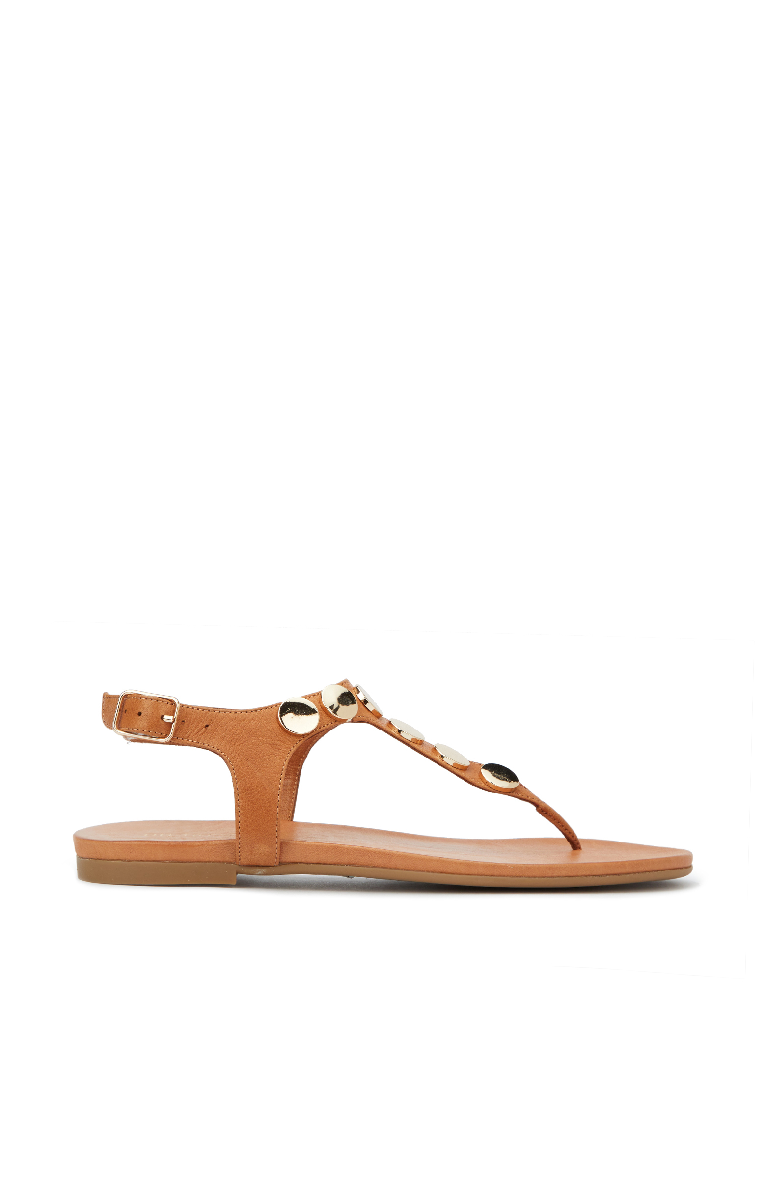 Taba Toka Detaylı Kadın Deri Sandalet Taba Toka Detaylı Kadın Deri Sandalet