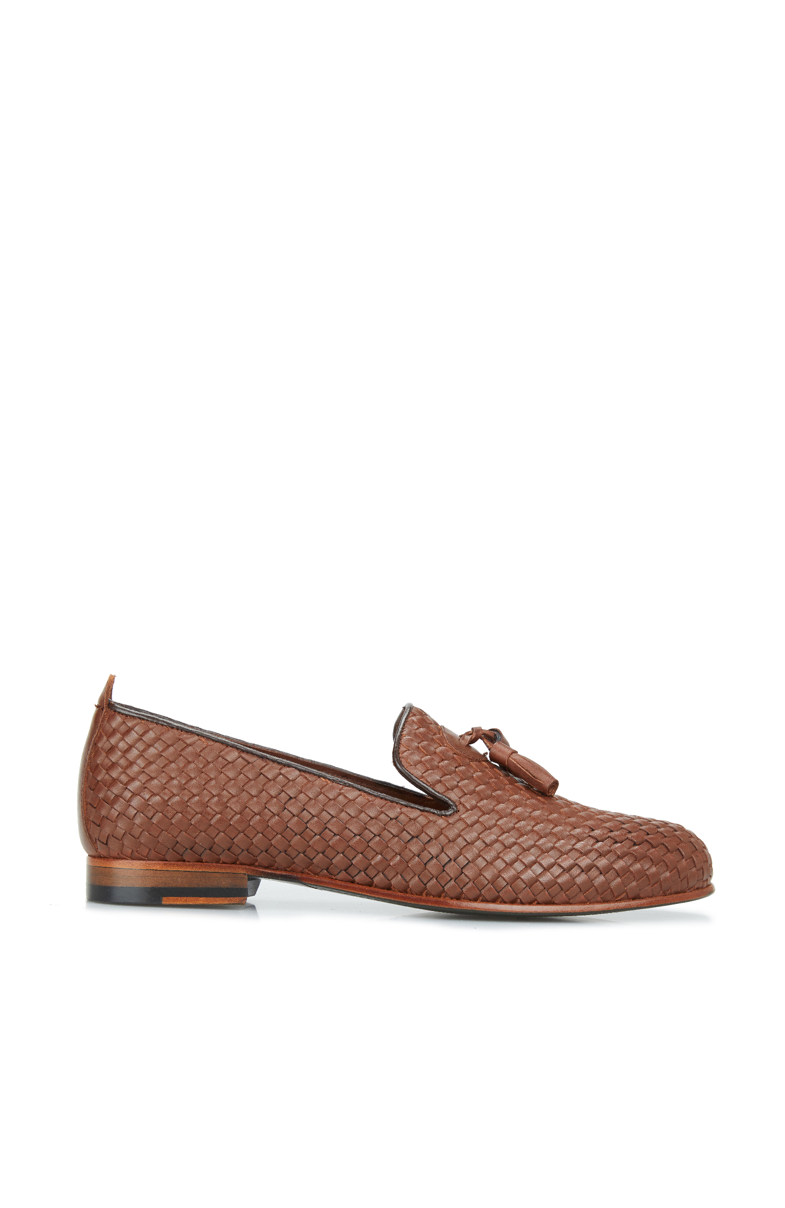 Kadın Taba Örgü Dokulu Loafer Kadın Taba Örgü Dokulu Loafer