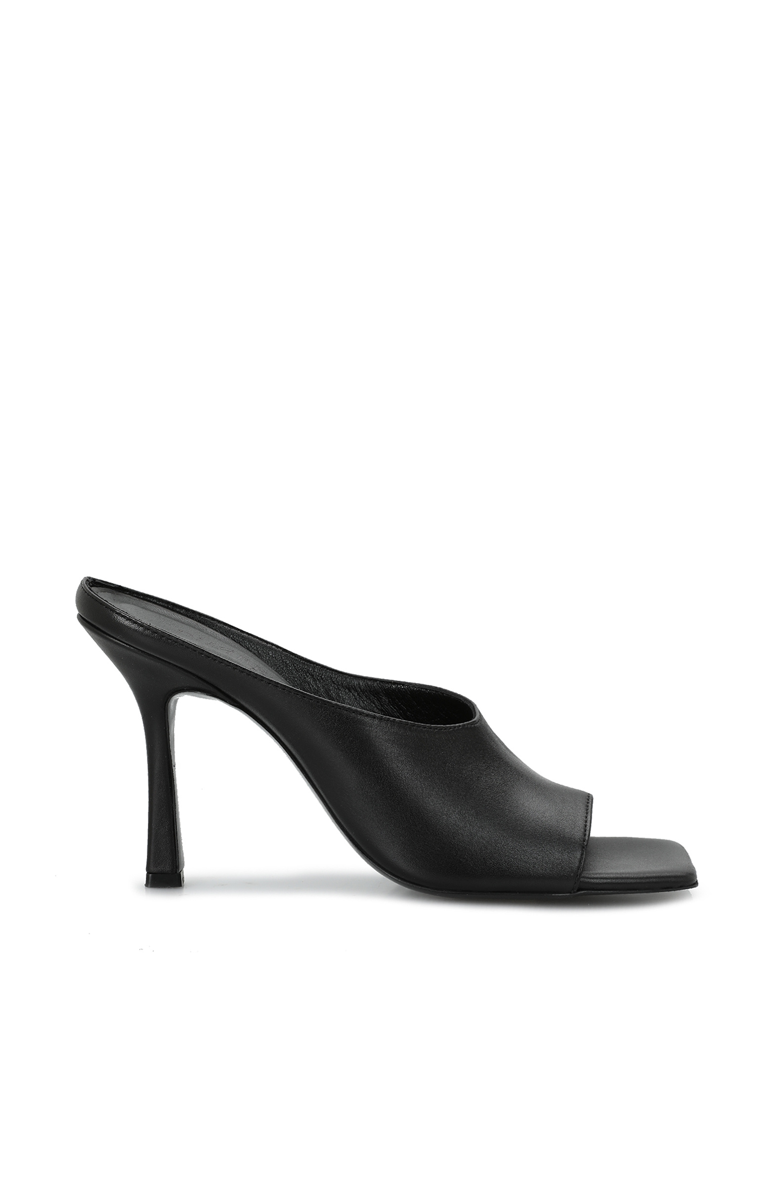 Siyah Kadın Topuklu Terlik Siyah Kadın Topuklu Terlik