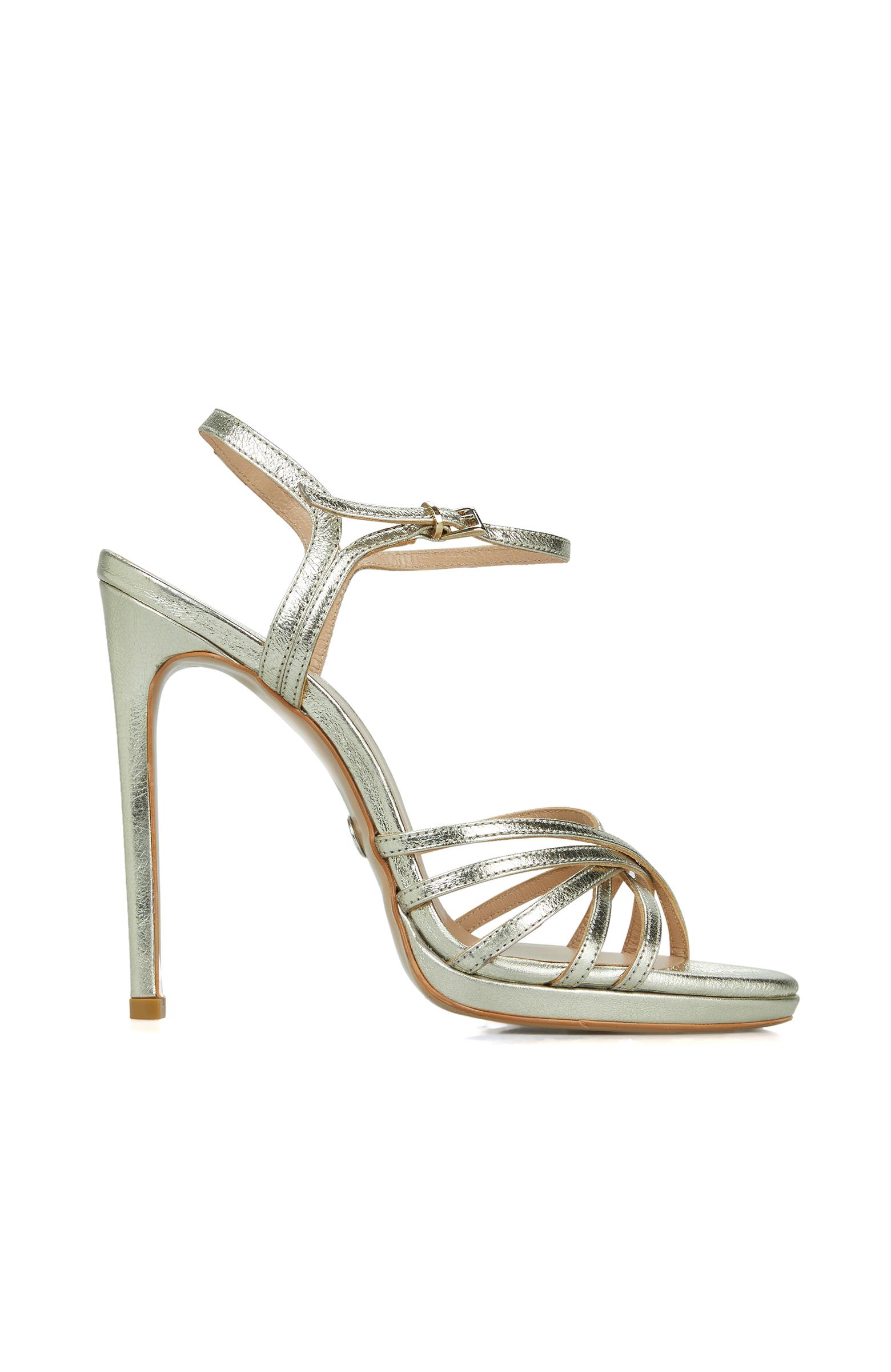 Gold Kadın Deri Sandalet