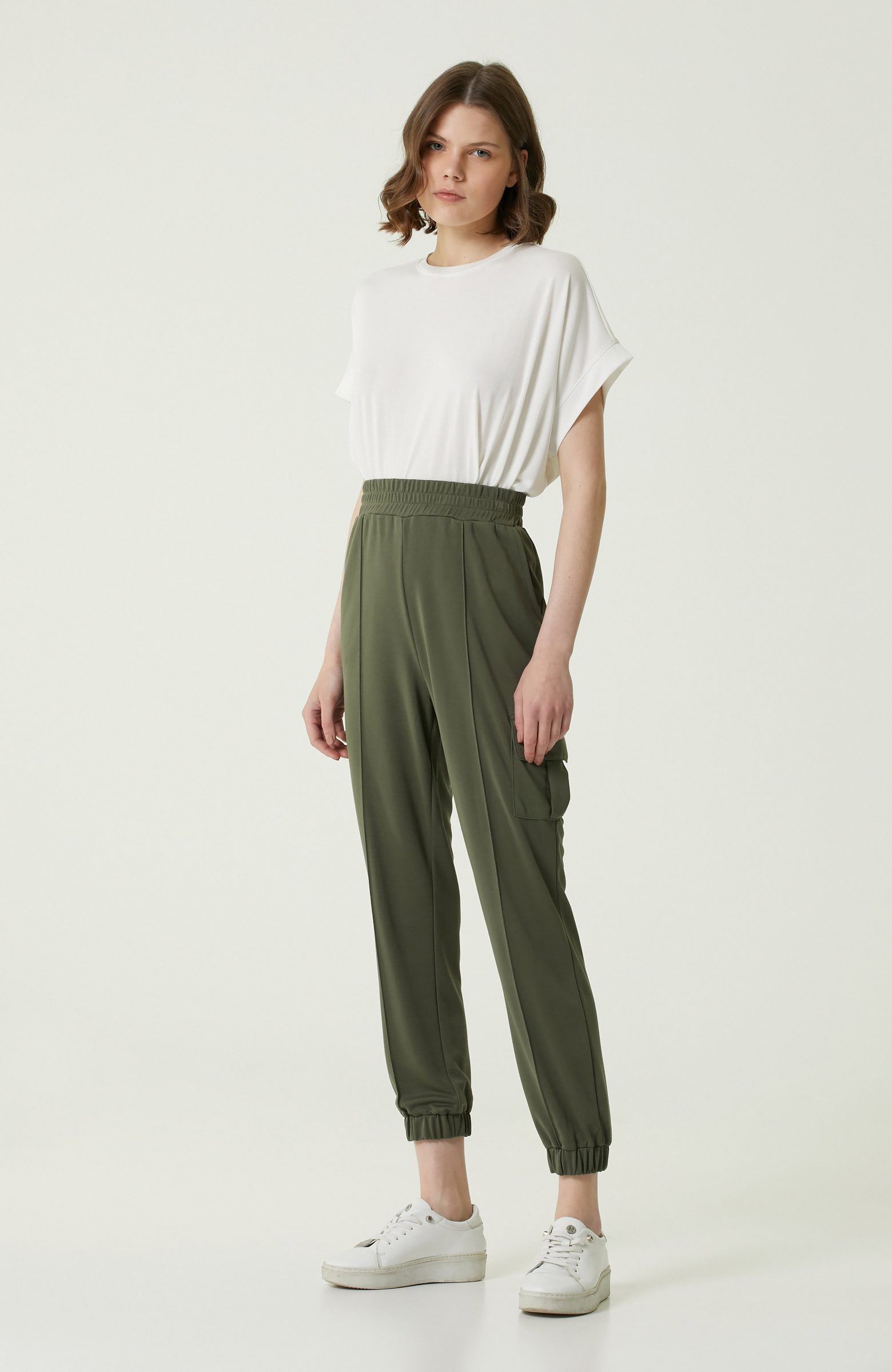 Basic Fit Haki Spor Pantolon Basic Fit Haki Spor Pantolon