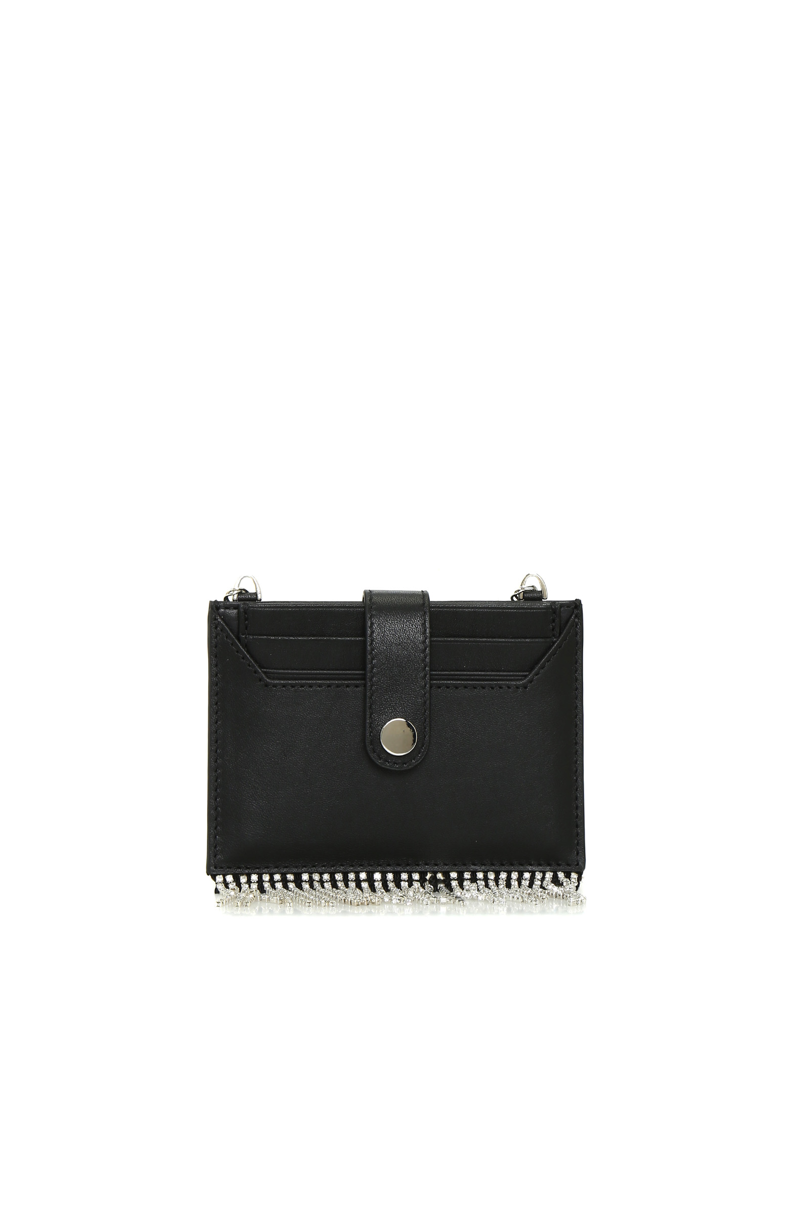 Siyah Zincir Püskül Detaylı Kadın Çanta