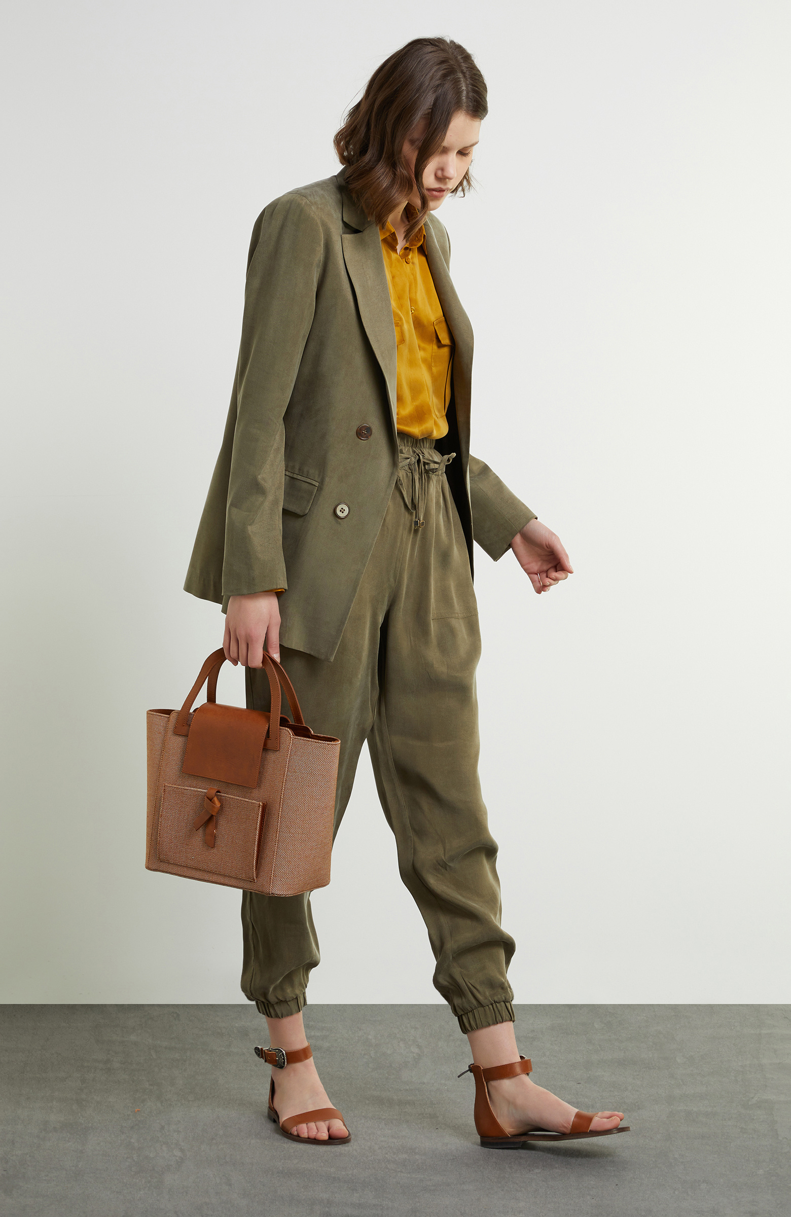 Taba Dokulu Kadın El Çantası