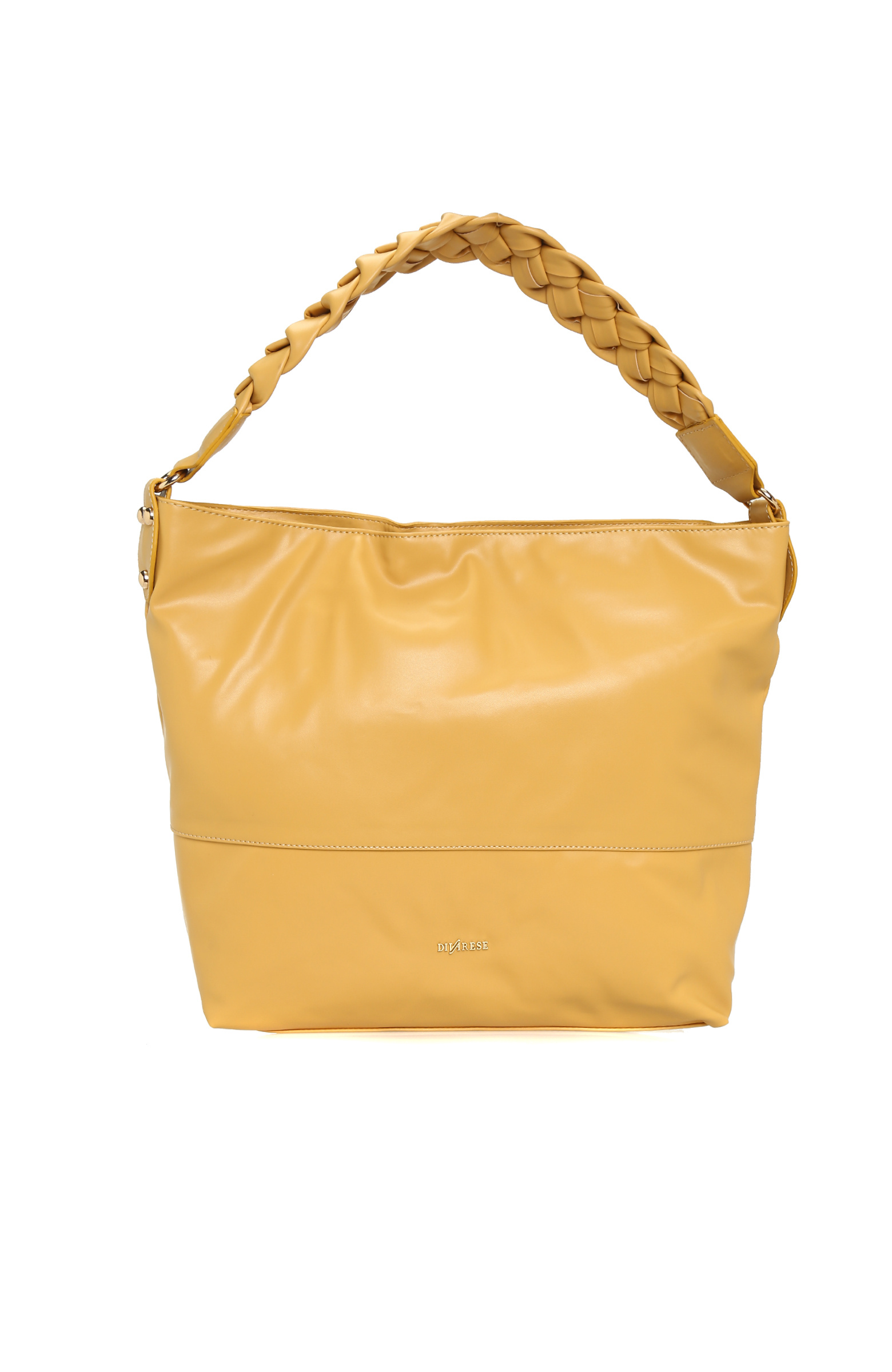 Sarı Logolu Kadın Omuz Çantası