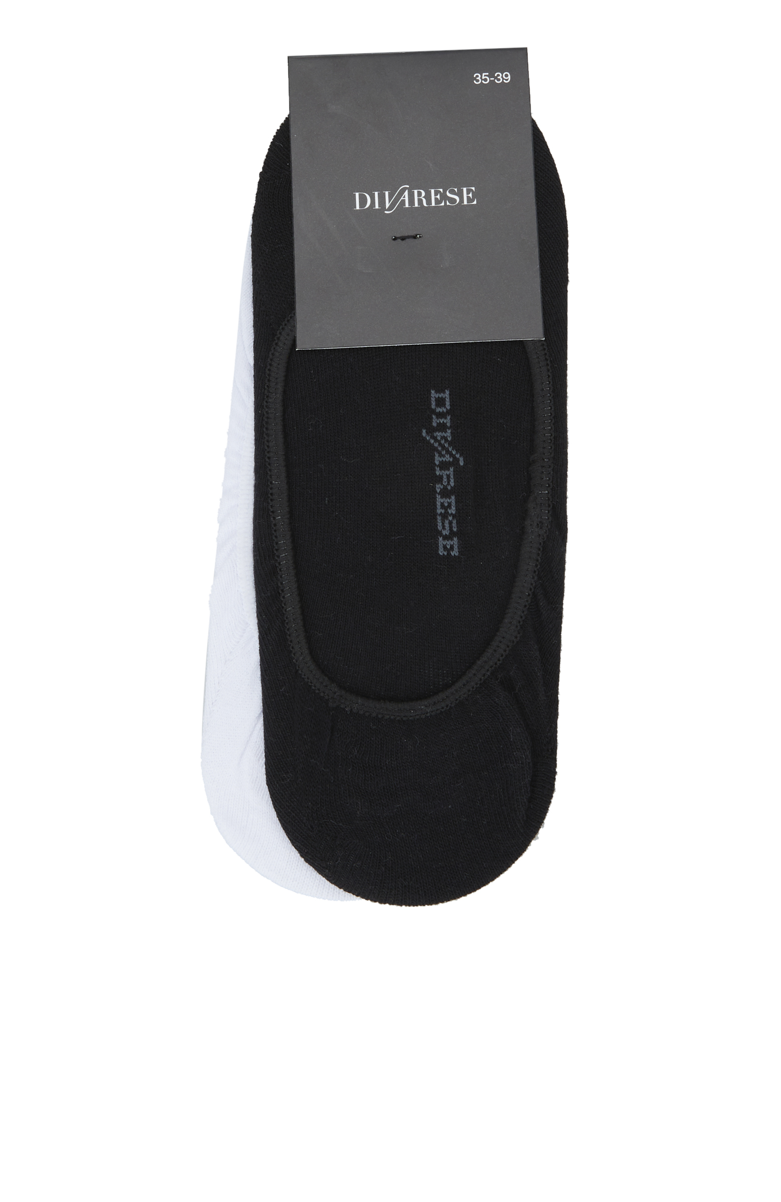 Siyah Beyaz 2li Kadın Çorap